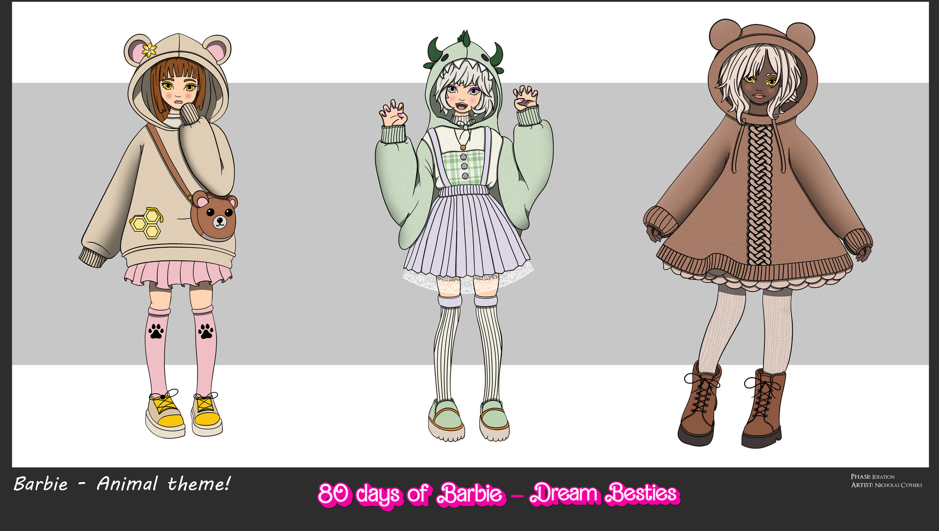 ArtStation - Animal Theme Barbies - Dream Besties