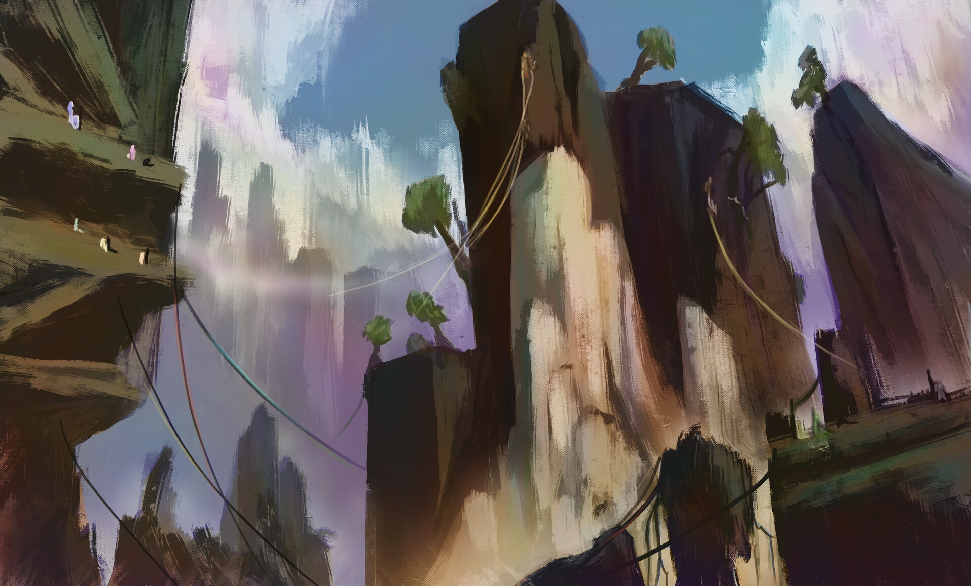 ArtStation - Environment practices - Focus on atmosphere and composition