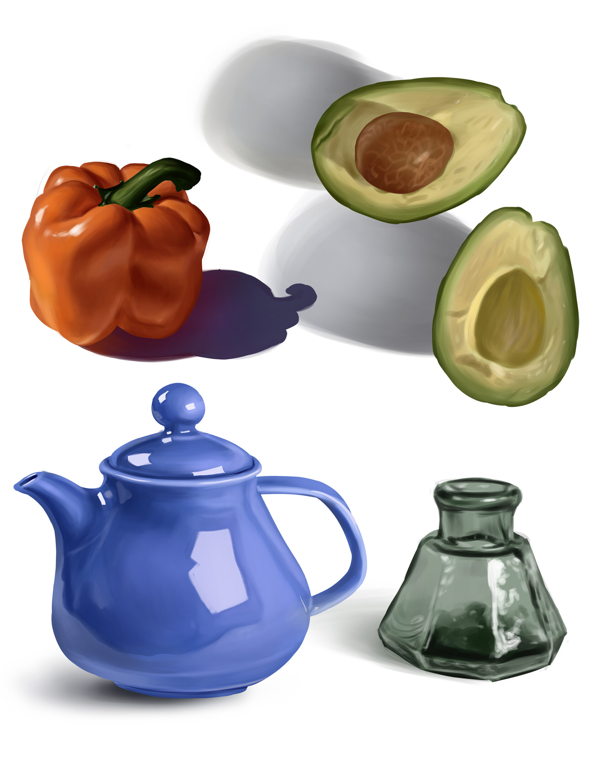 ArtStation - material study