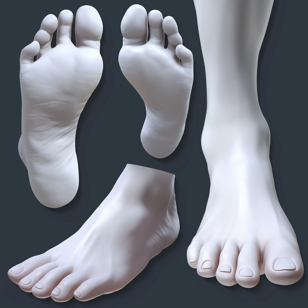 3D Head Sculpt References in 4K - Tika Art - +300 Raw Female Body Parts ...