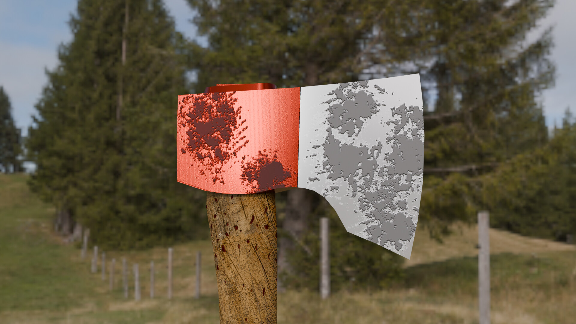 ArtStation - Retextured Hatchet Model