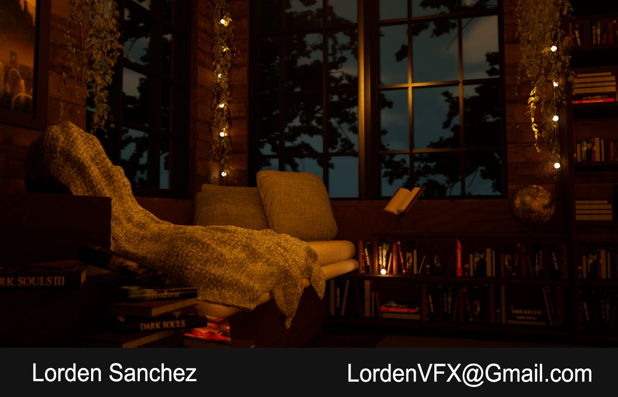 ArtStation - Cozy Cabin