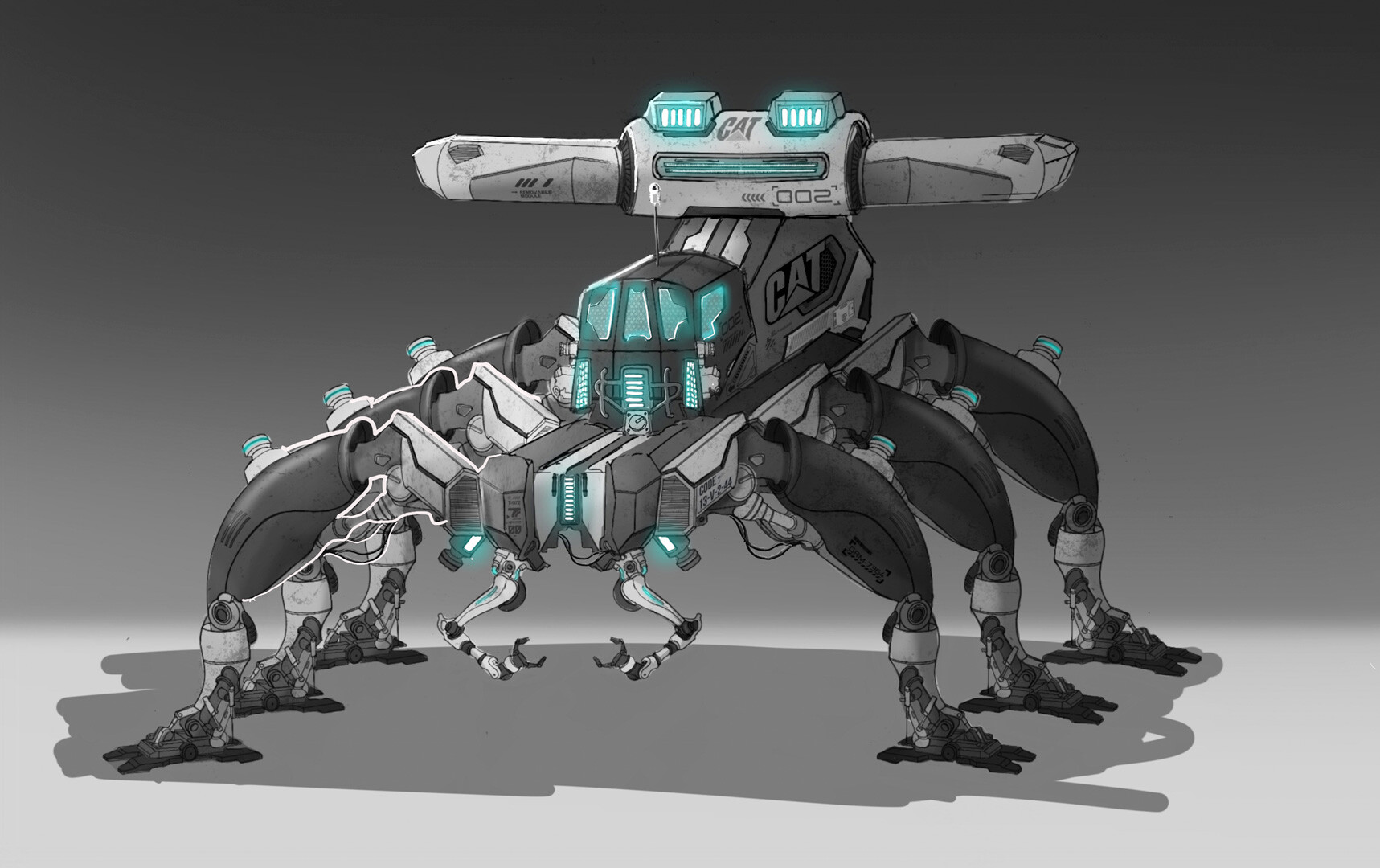 ArtStation - Submarina, Deep Sea Exploration Mecha