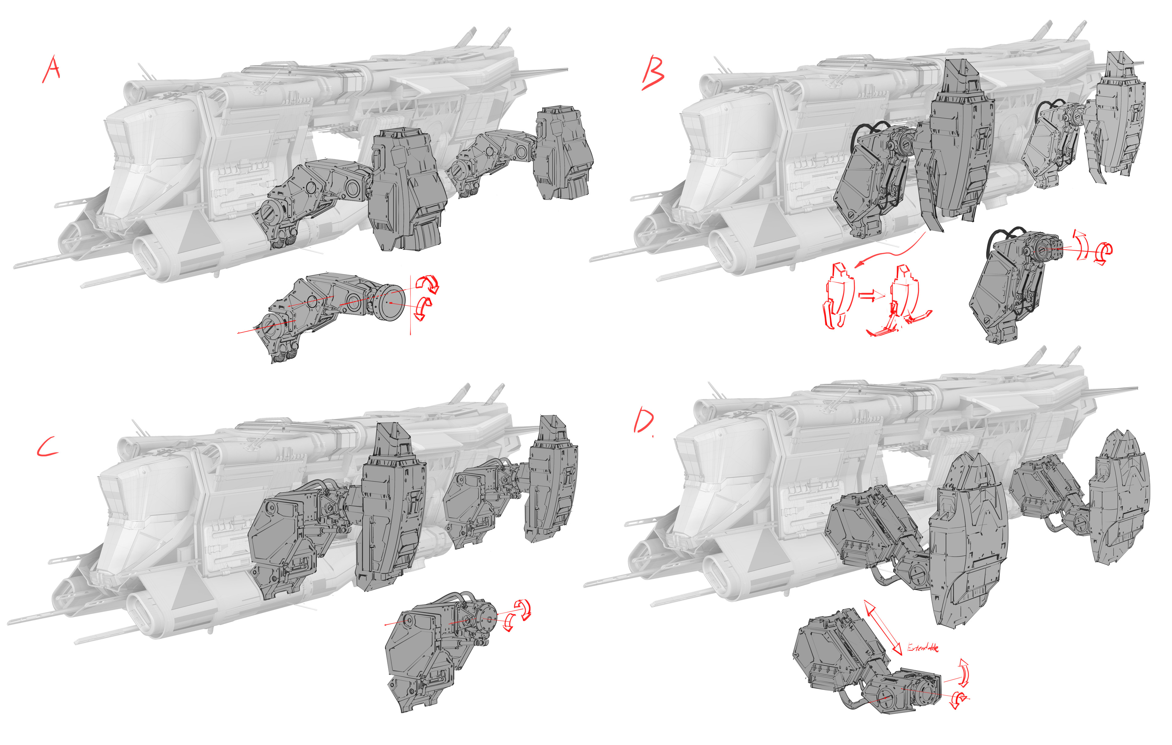 Longque Chen - The Callisto Protocol - TCP UJC Cargo Ship Concept