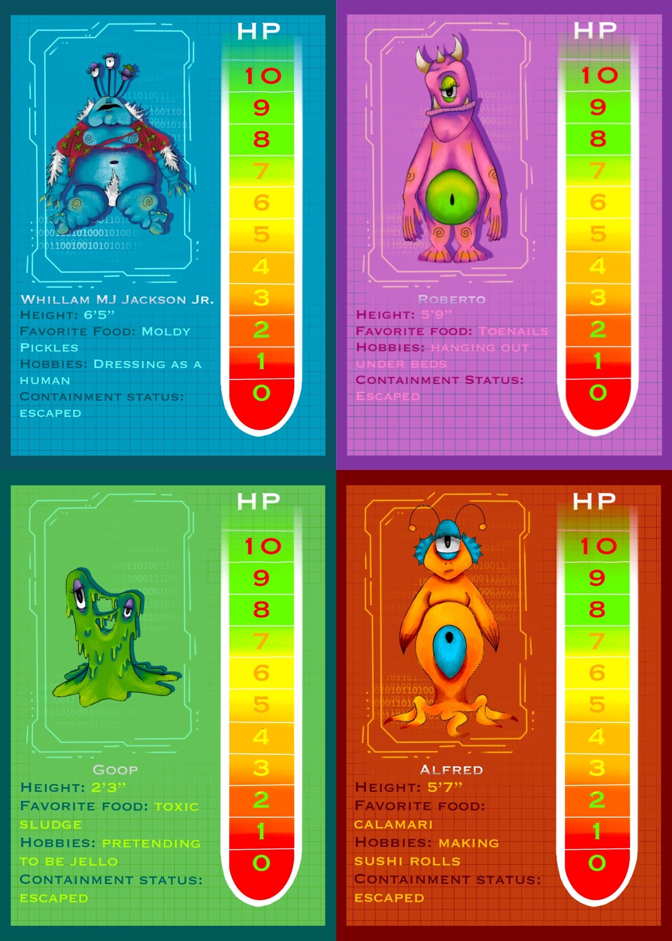 ArtStation - Character Game Cards