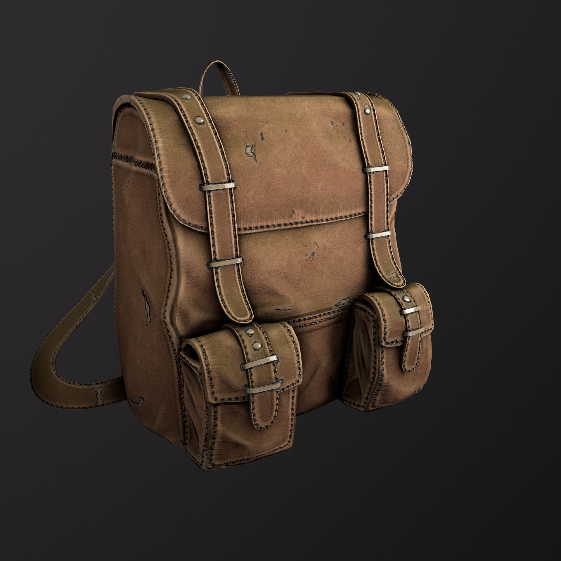ArtStation - Leather Bag