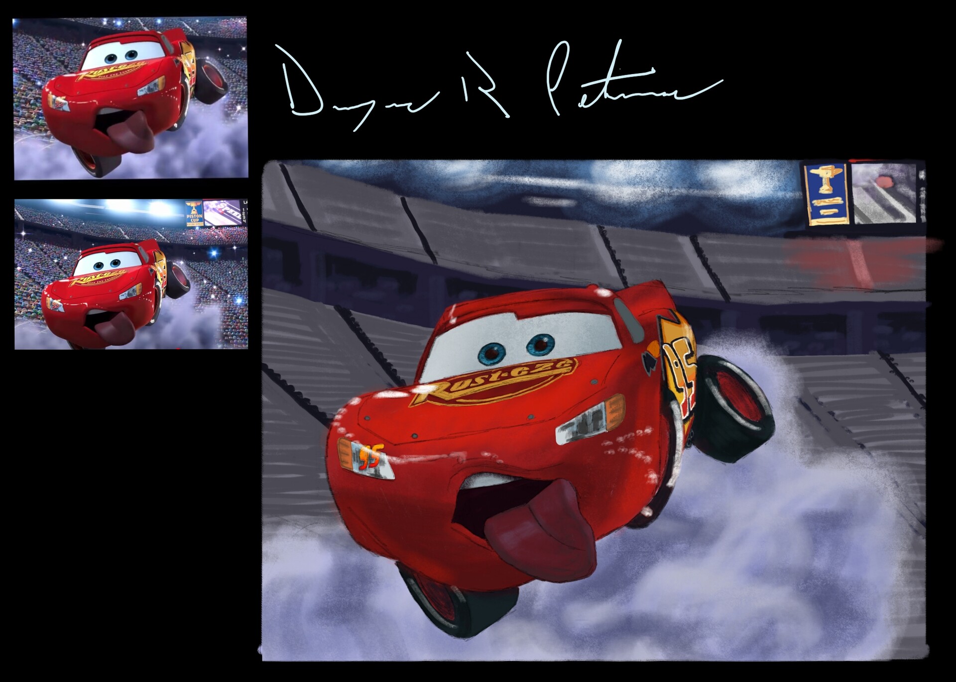 ArtStation - Lightning McQueen - Cars - Fan art