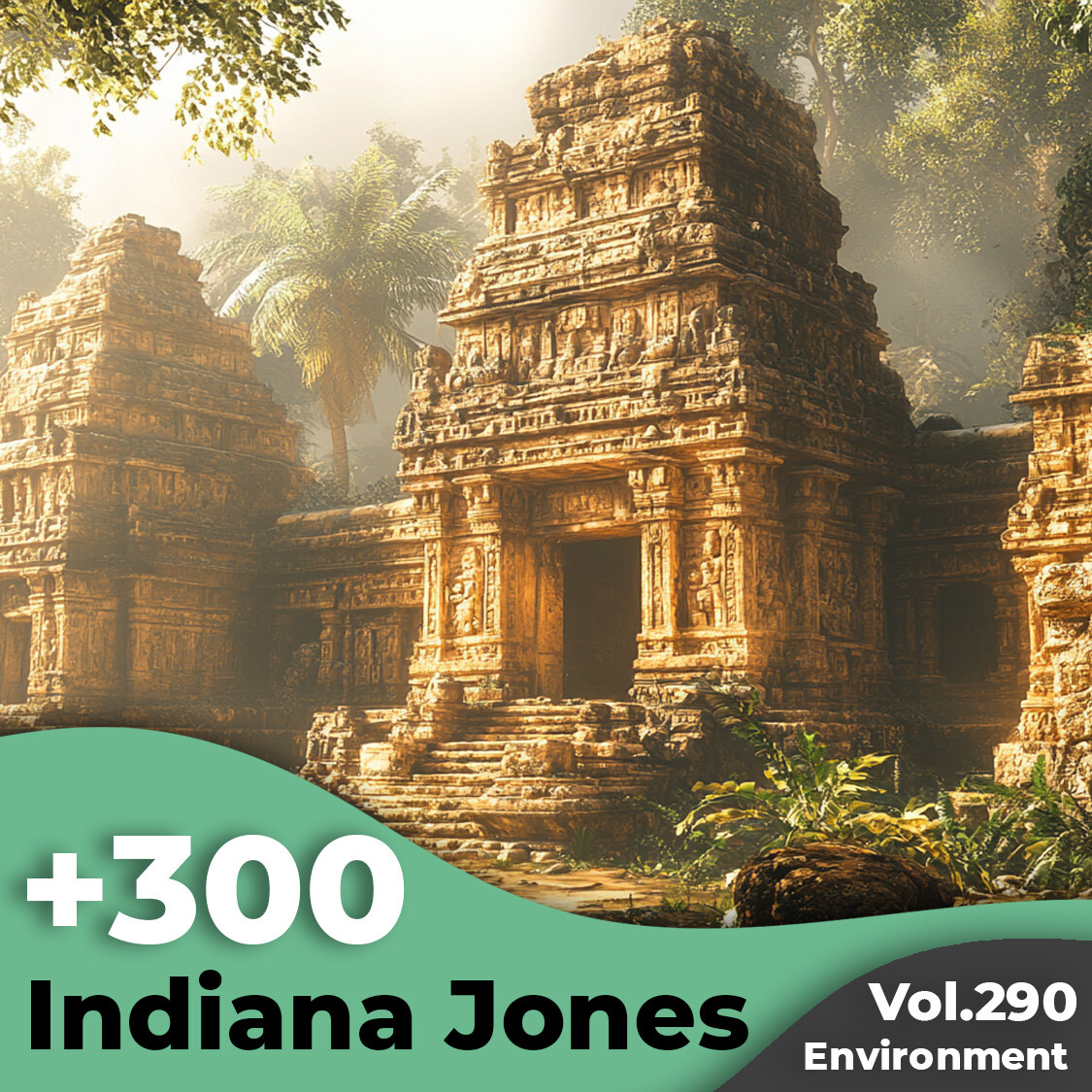 ArtStation - +300 Indiana Jones Environments(4k)