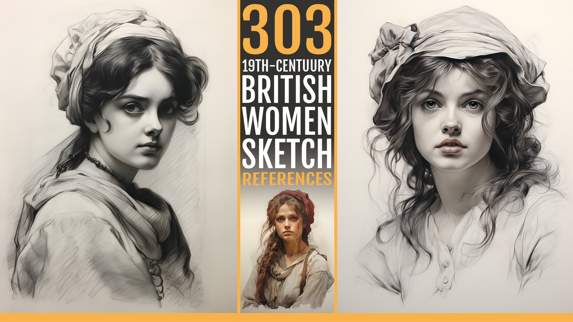 Artificial Dimension - 303 19th-Century British Women Sketch