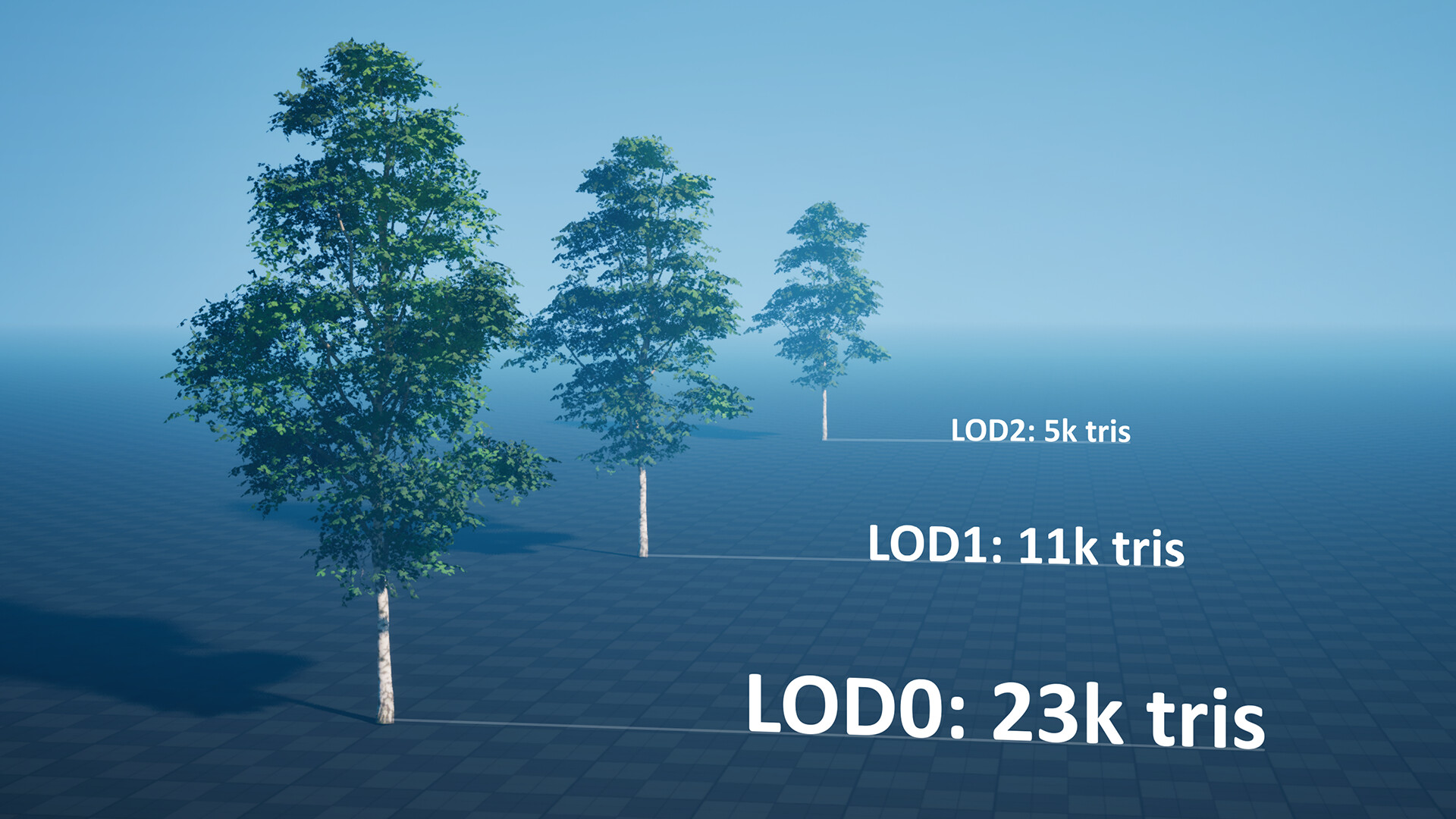 Sophie Edqvist - Birch Tree Game Asset: Custom PBR Shader