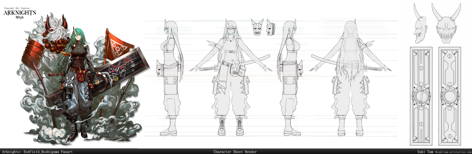 Suki Tam - Arknights: Endfield - Hoshiguma Fanart