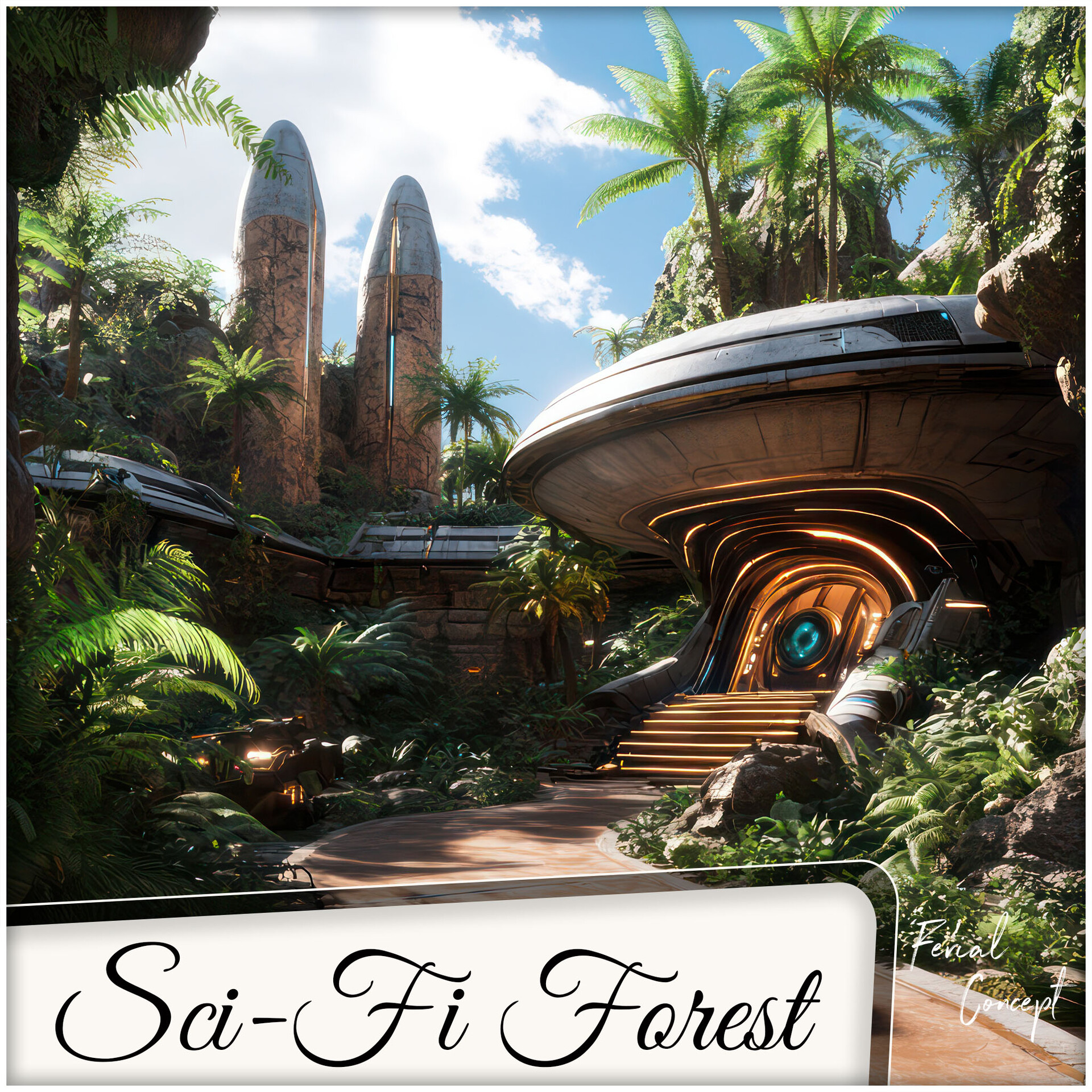 Ferial Concept - 🔹510 Sci-Fi Forest - Environment Concept Reference ...