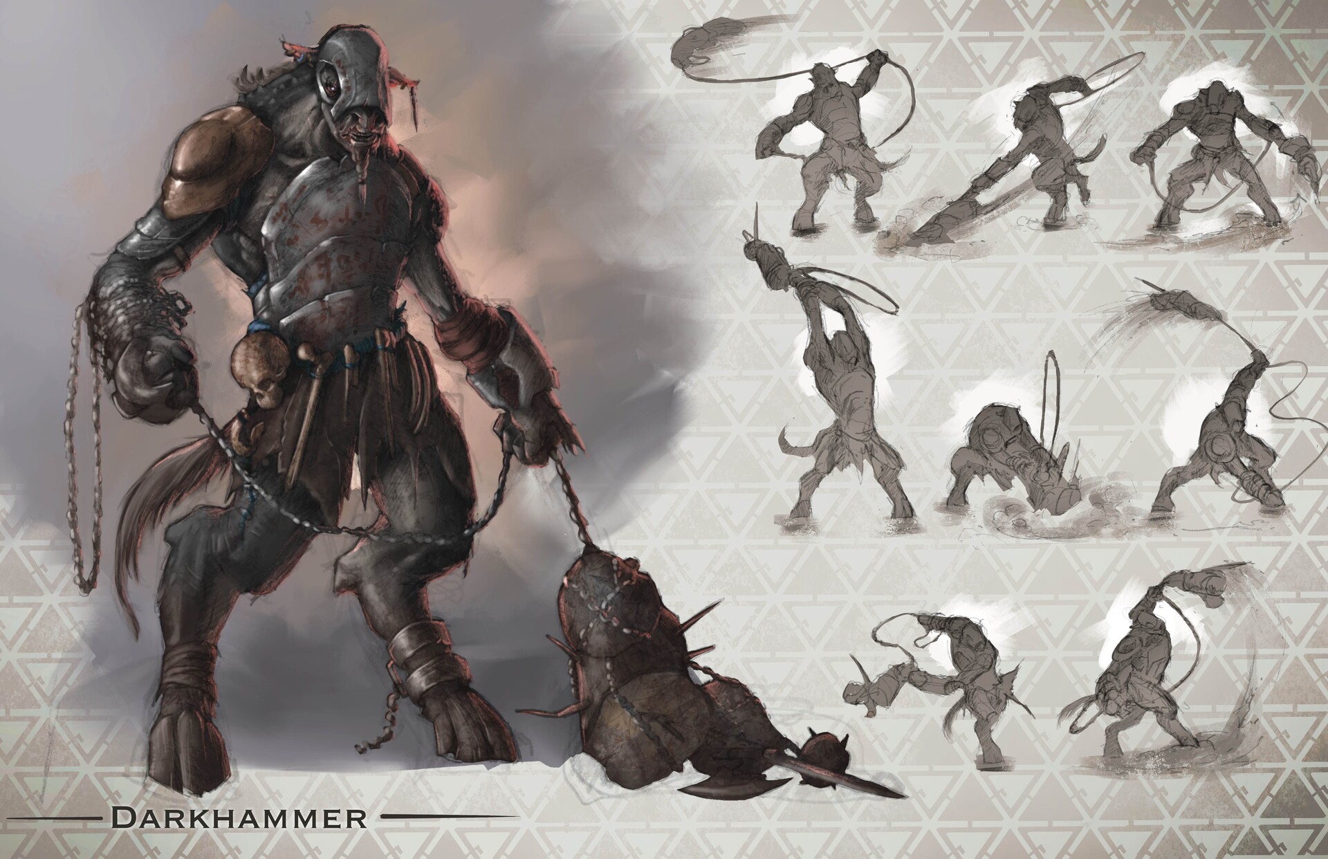 ArtStation - Darkhammer Creature Design