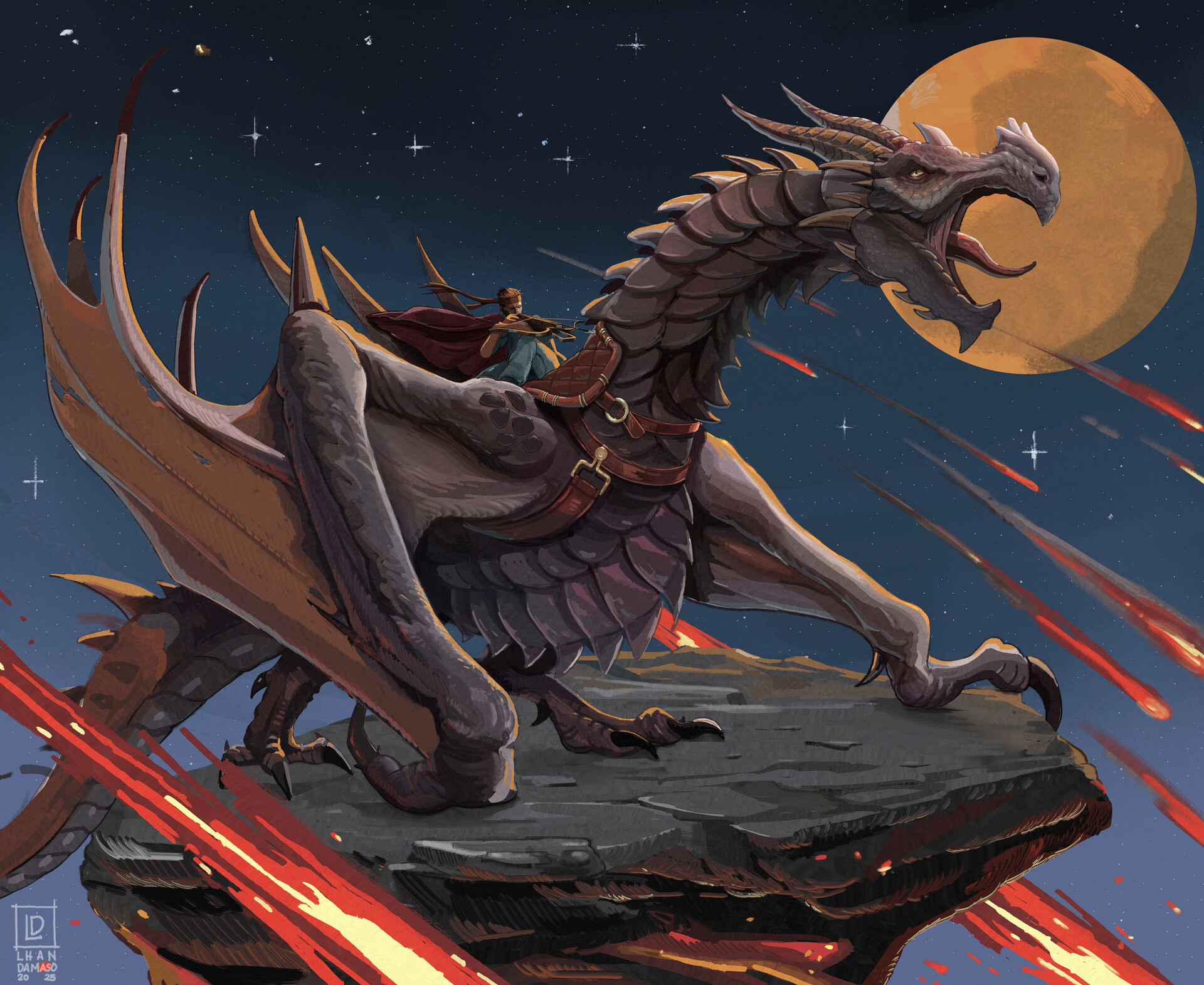 ArtStation - Dragon Rider-Morvold Press