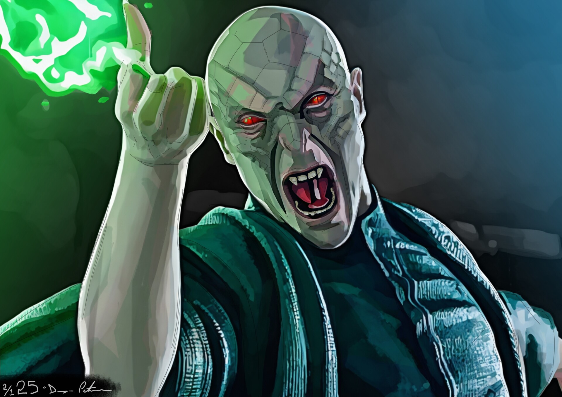 ArtStation - Voldemort (book) - Fan art