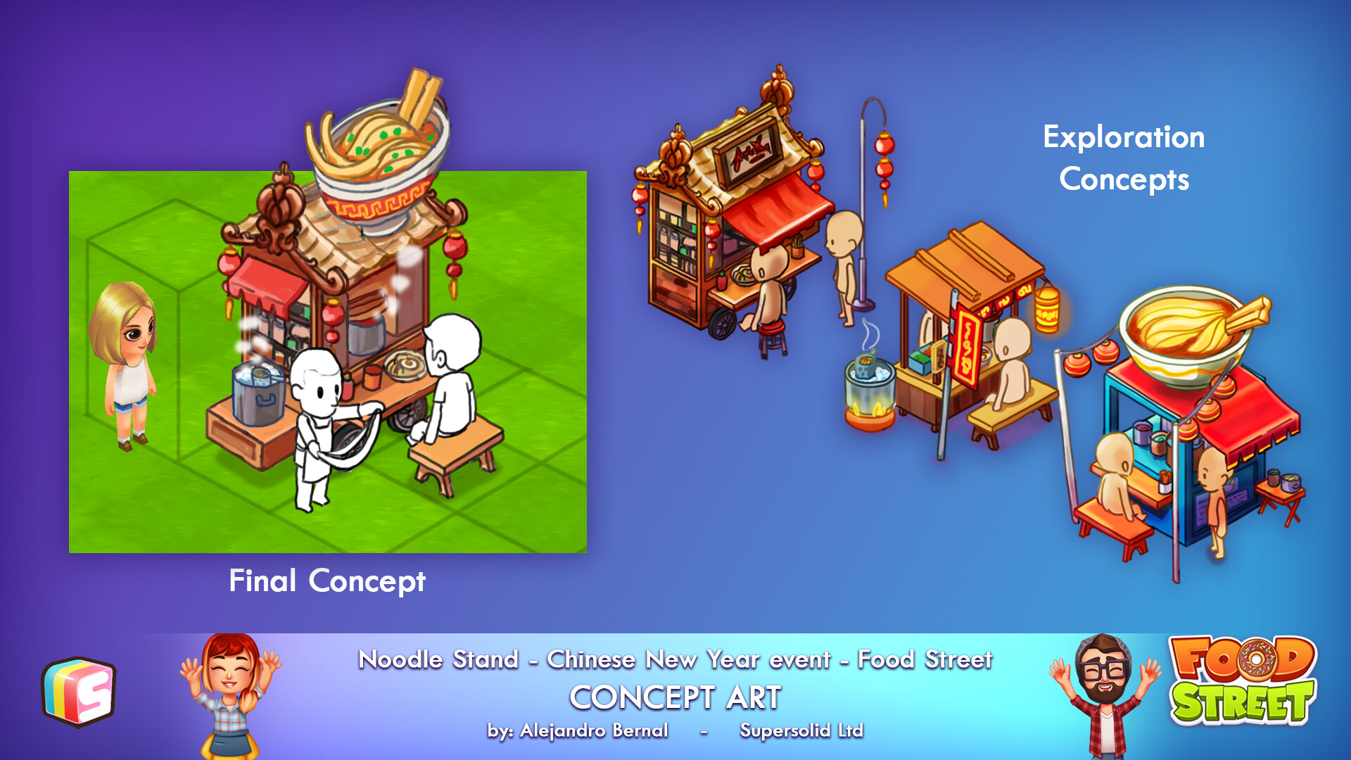 Alex Bernal - Noodle Stand - Food Street