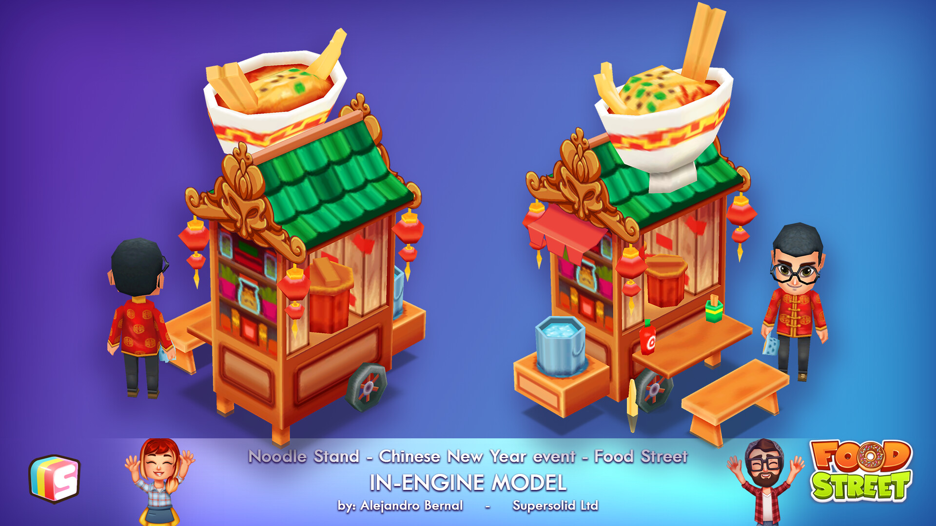 Alex Bernal - Noodle Stand - Food Street