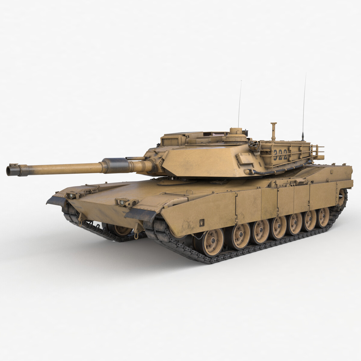ArtStation - Tank M1 Abrams 3D Model