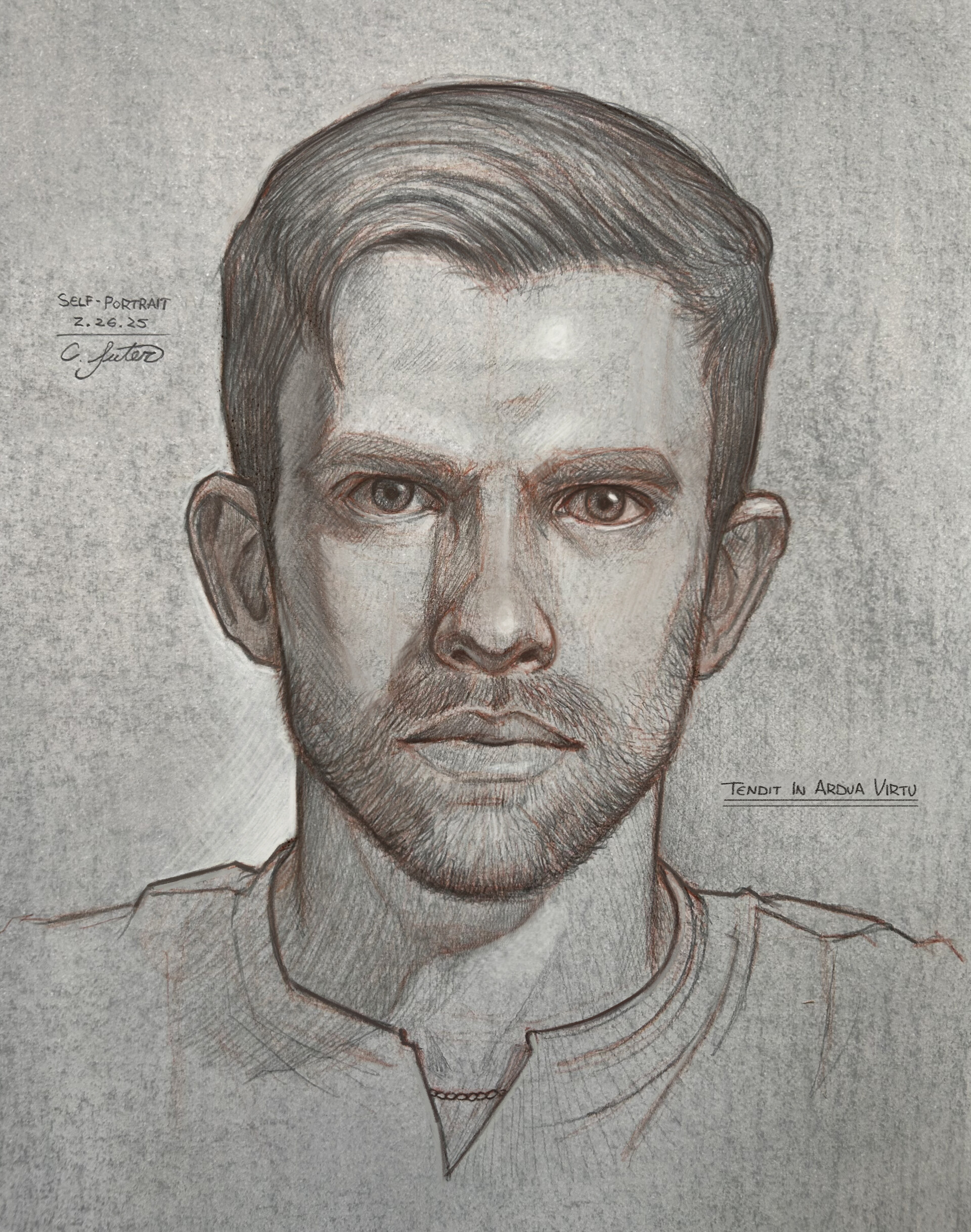 ArtStation - "Tendit in Ardua Virtu" – A Self–Portrait