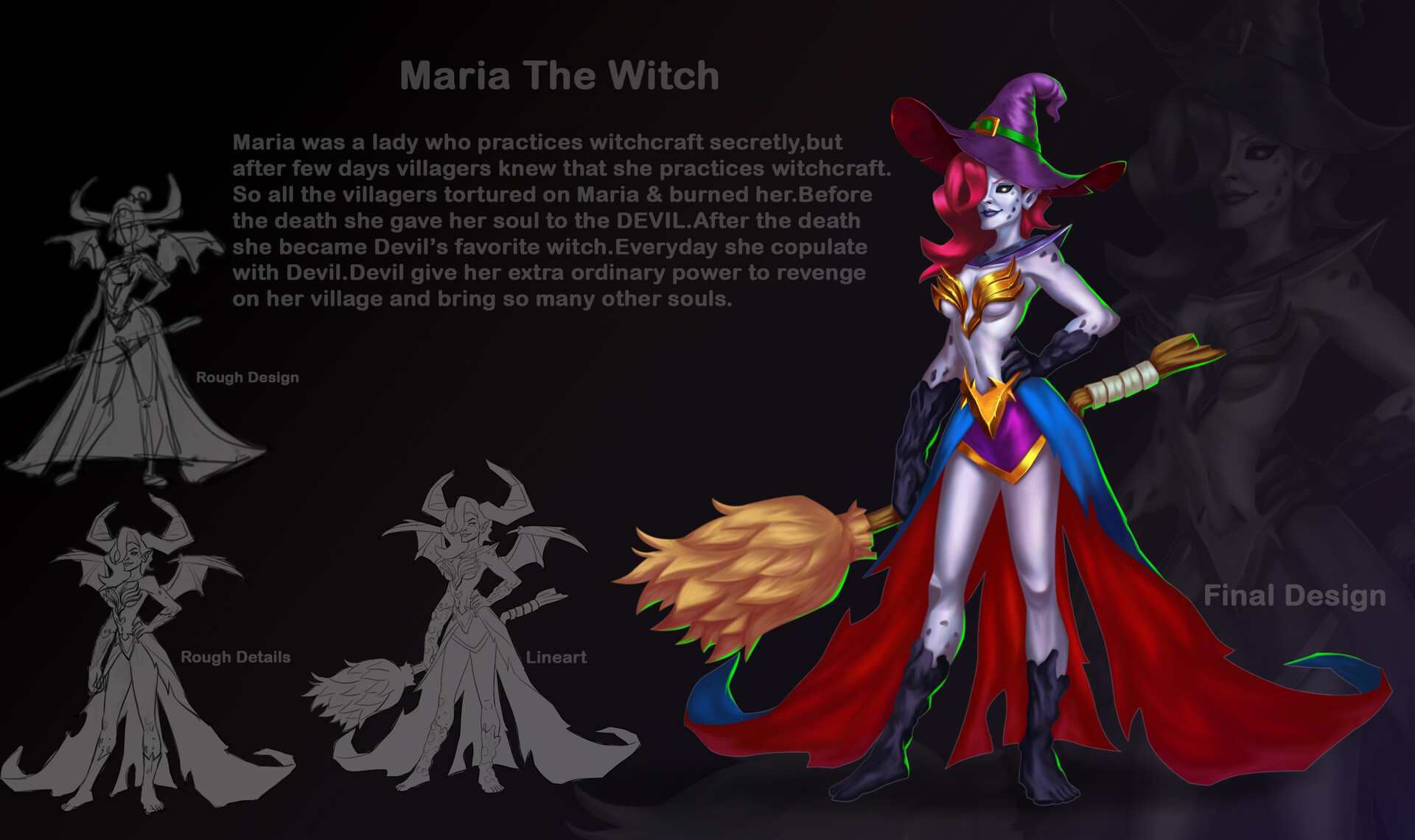 ArtStation - Maria The Witch
