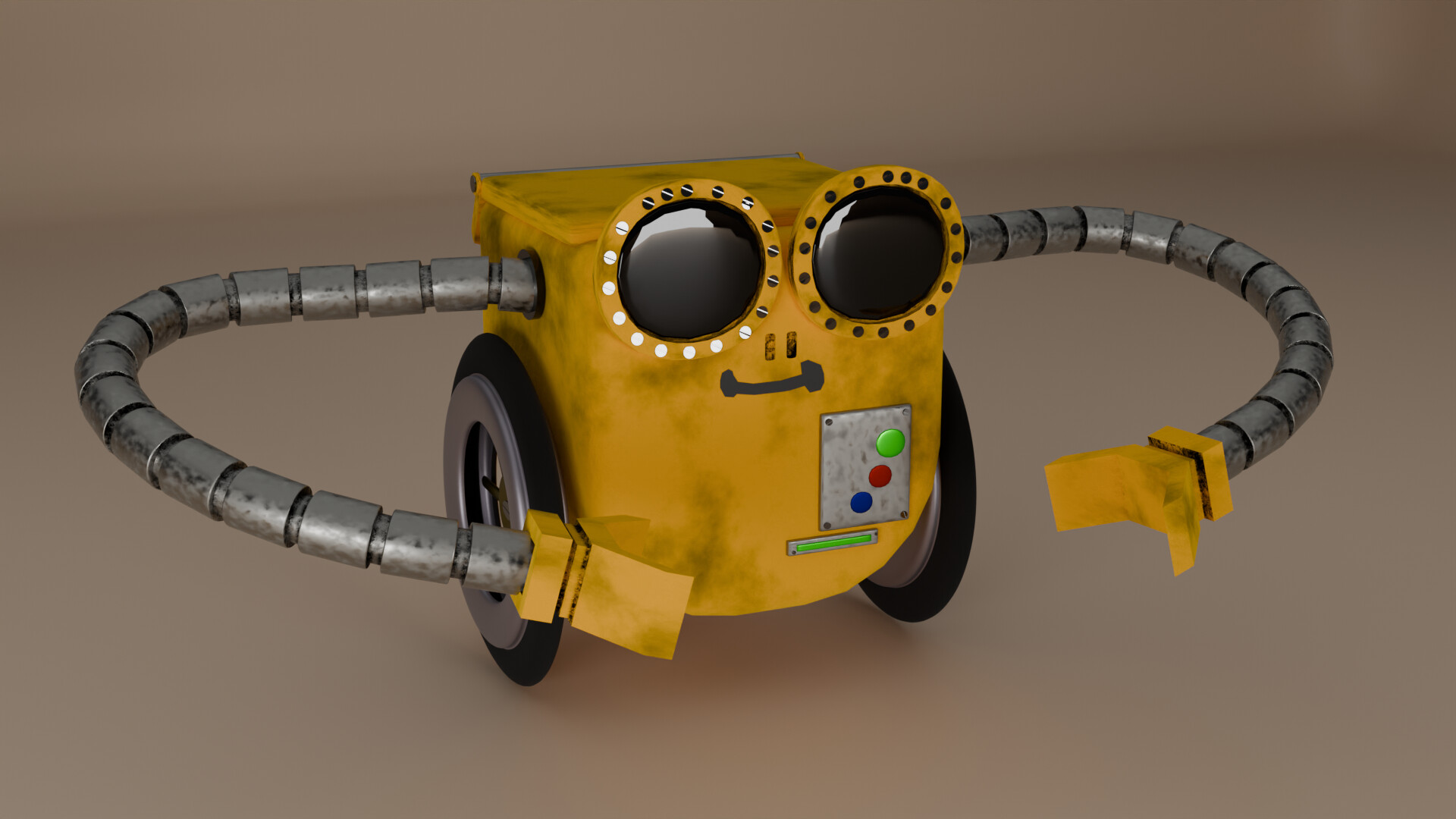 ArtStation - cute yellow robot