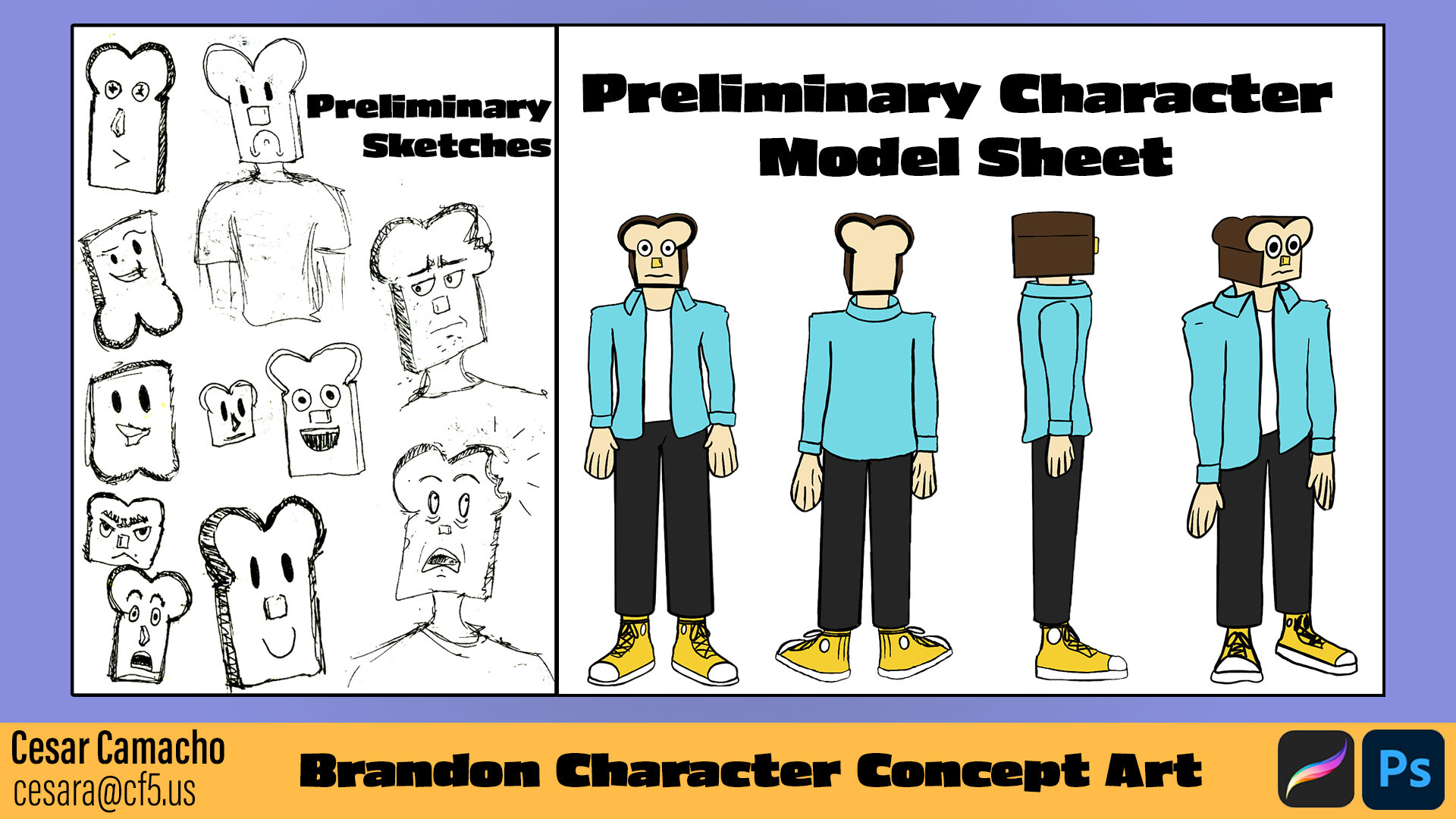 ArtStation - Brandon Character Concept Art