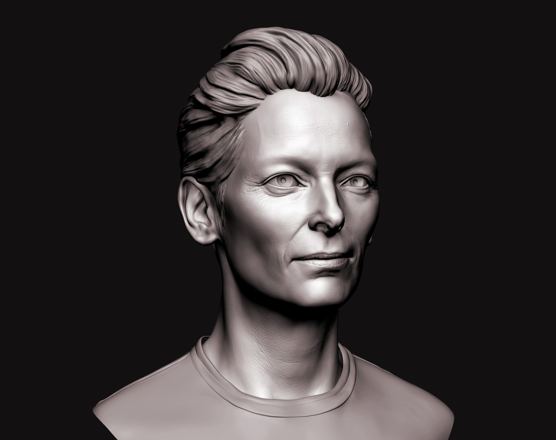 ArtStation - Digi double of Tilda Swinton