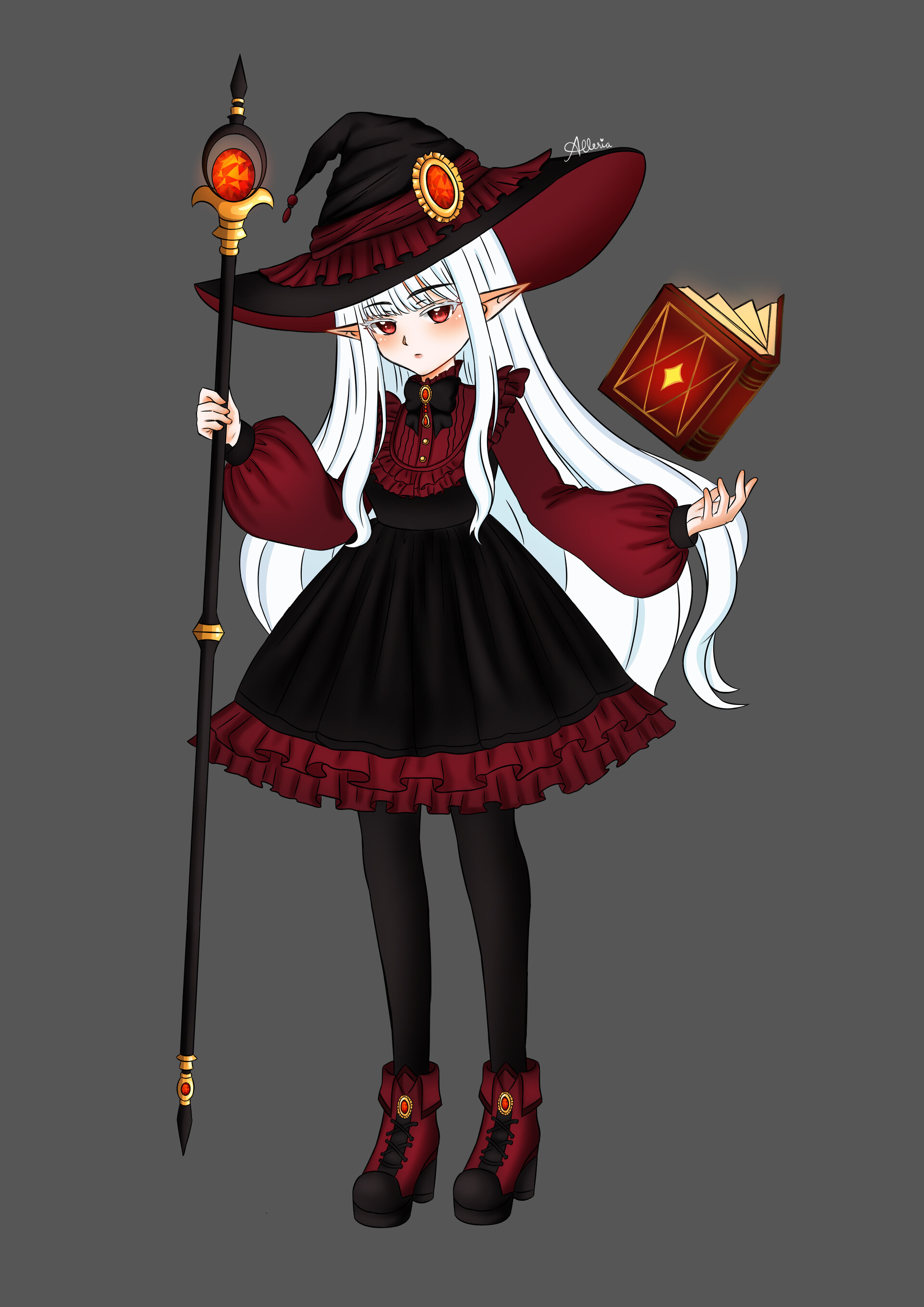 ArtStation - Elf Mage (OC)