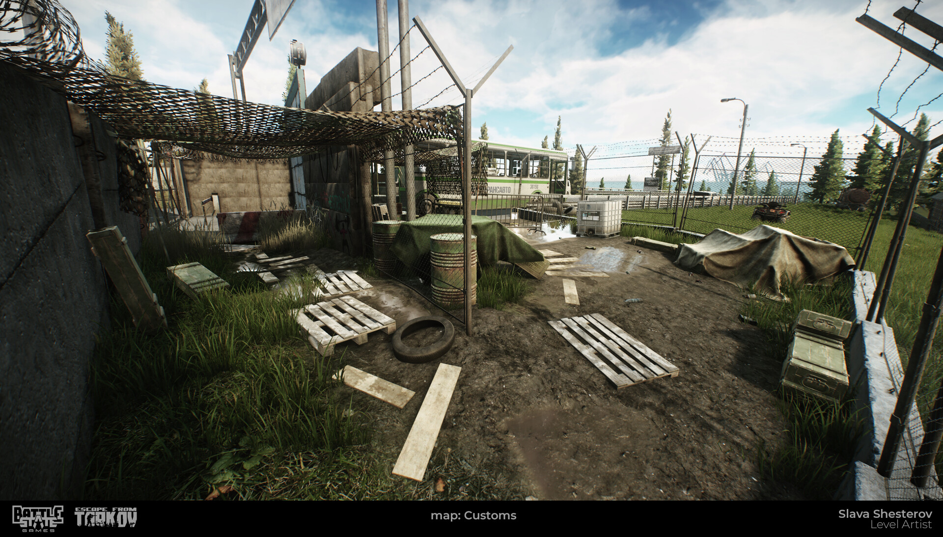 Customs Tarkov Map