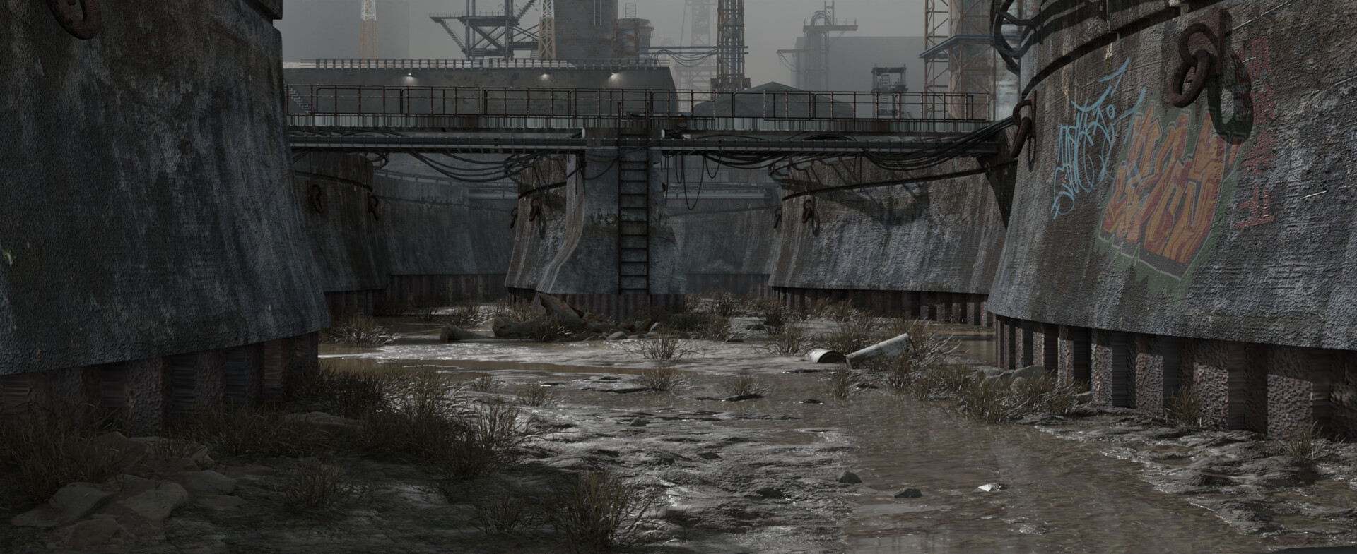 ArtStation - river course练习