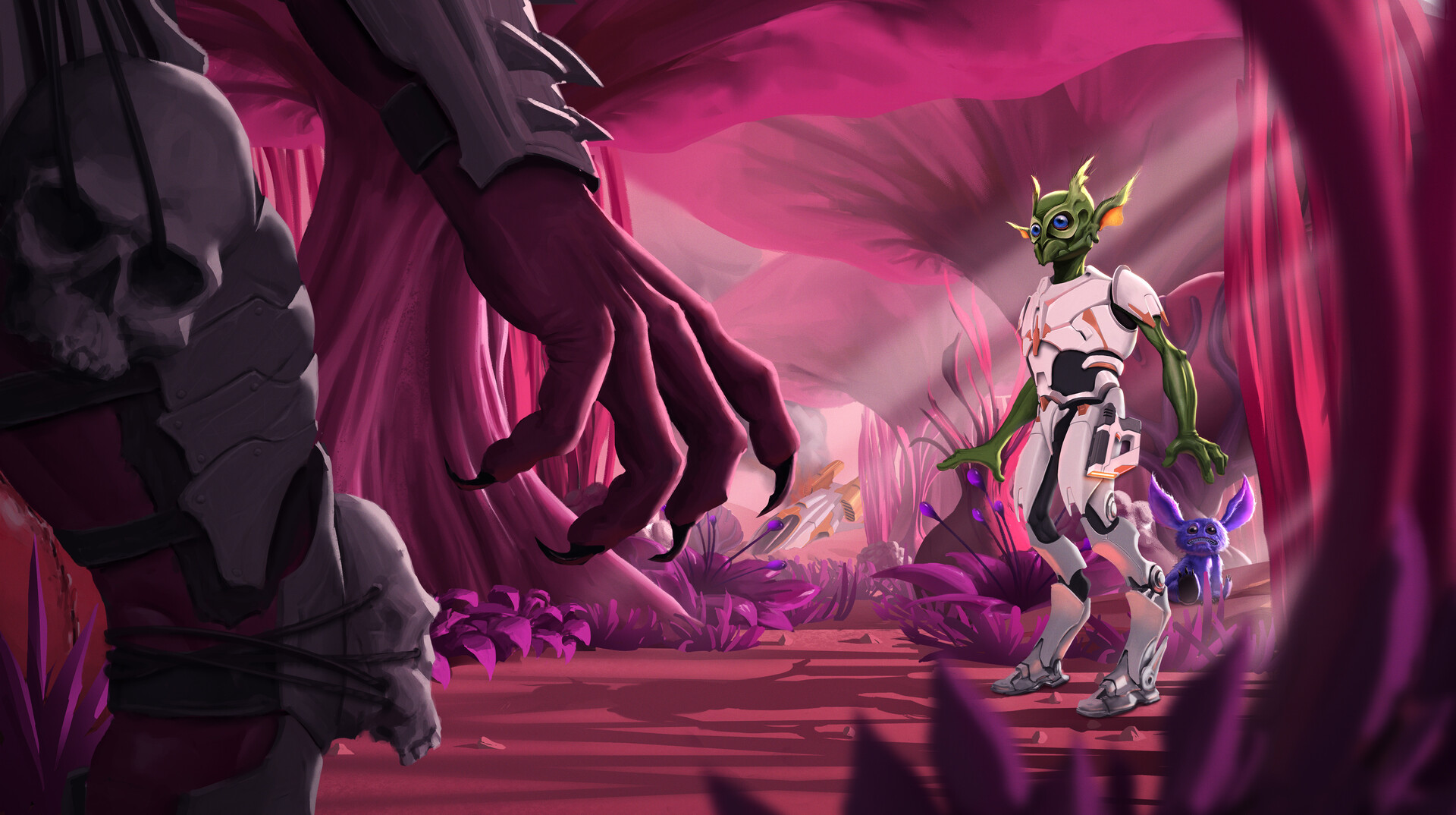 ArtStation - Purple planet