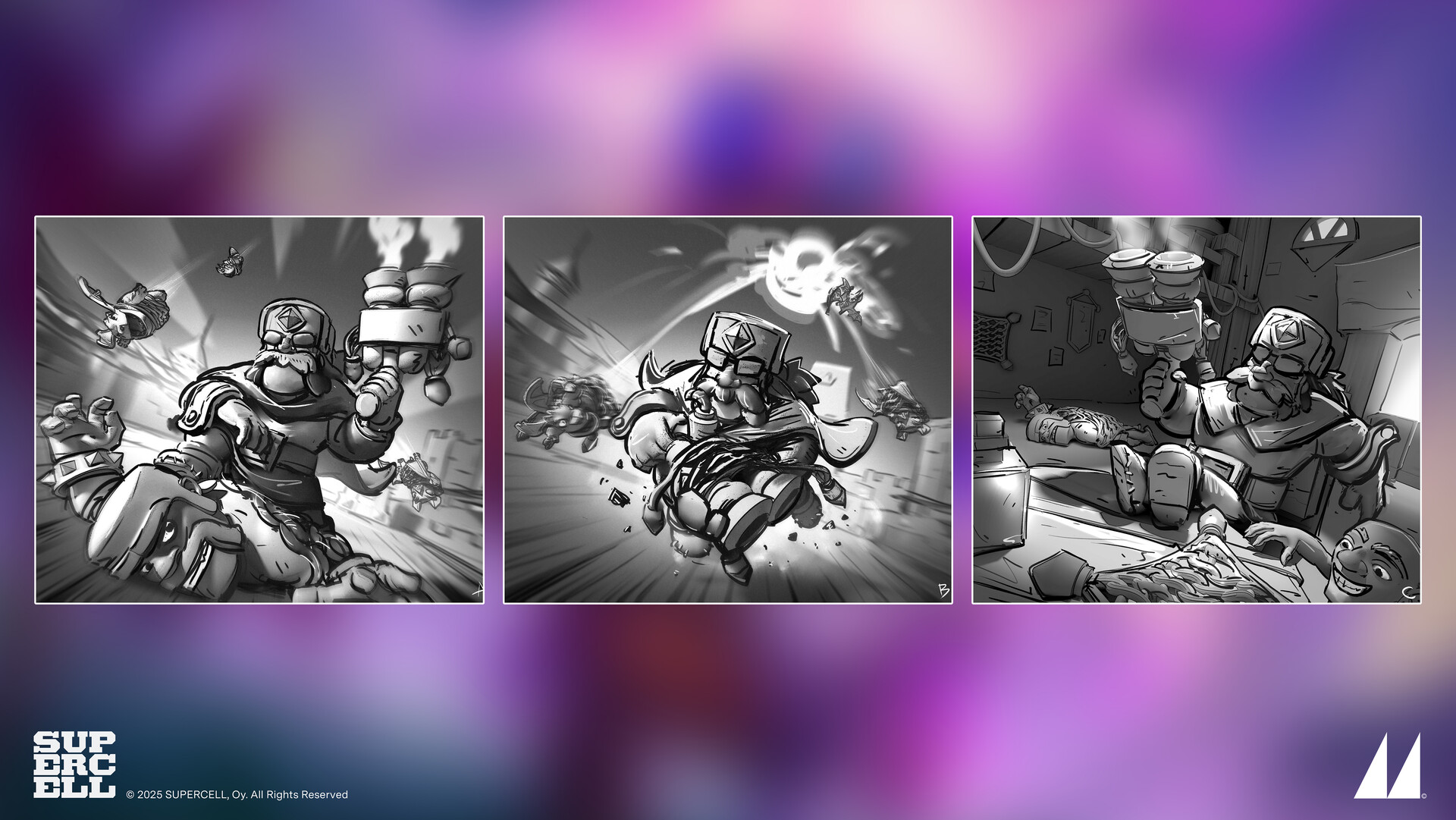 Mooncolony - Clash Royale | Hunter Evolution Key Art