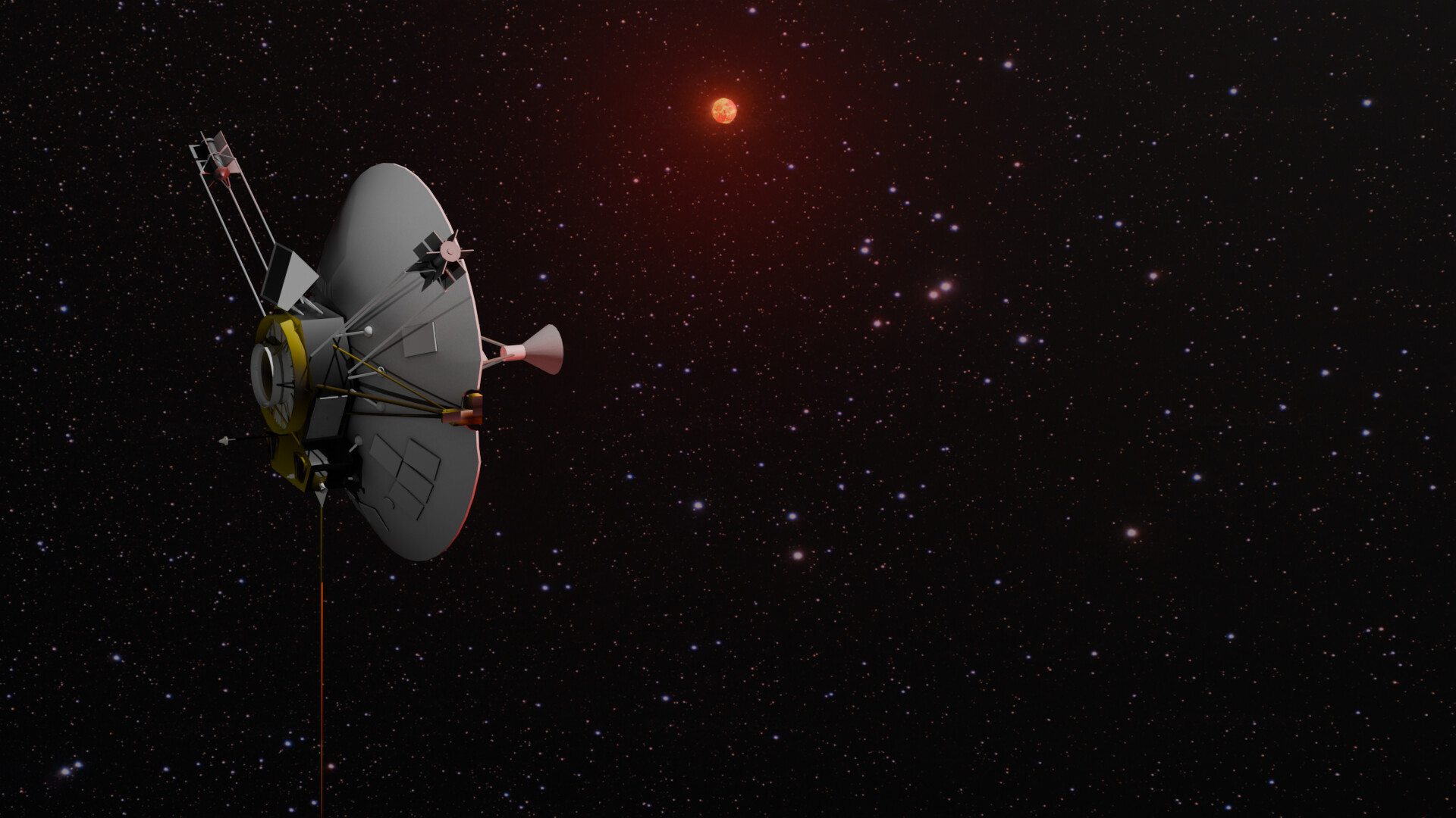 ArtStation - Pioneer 10 Closing In On Aldebaran