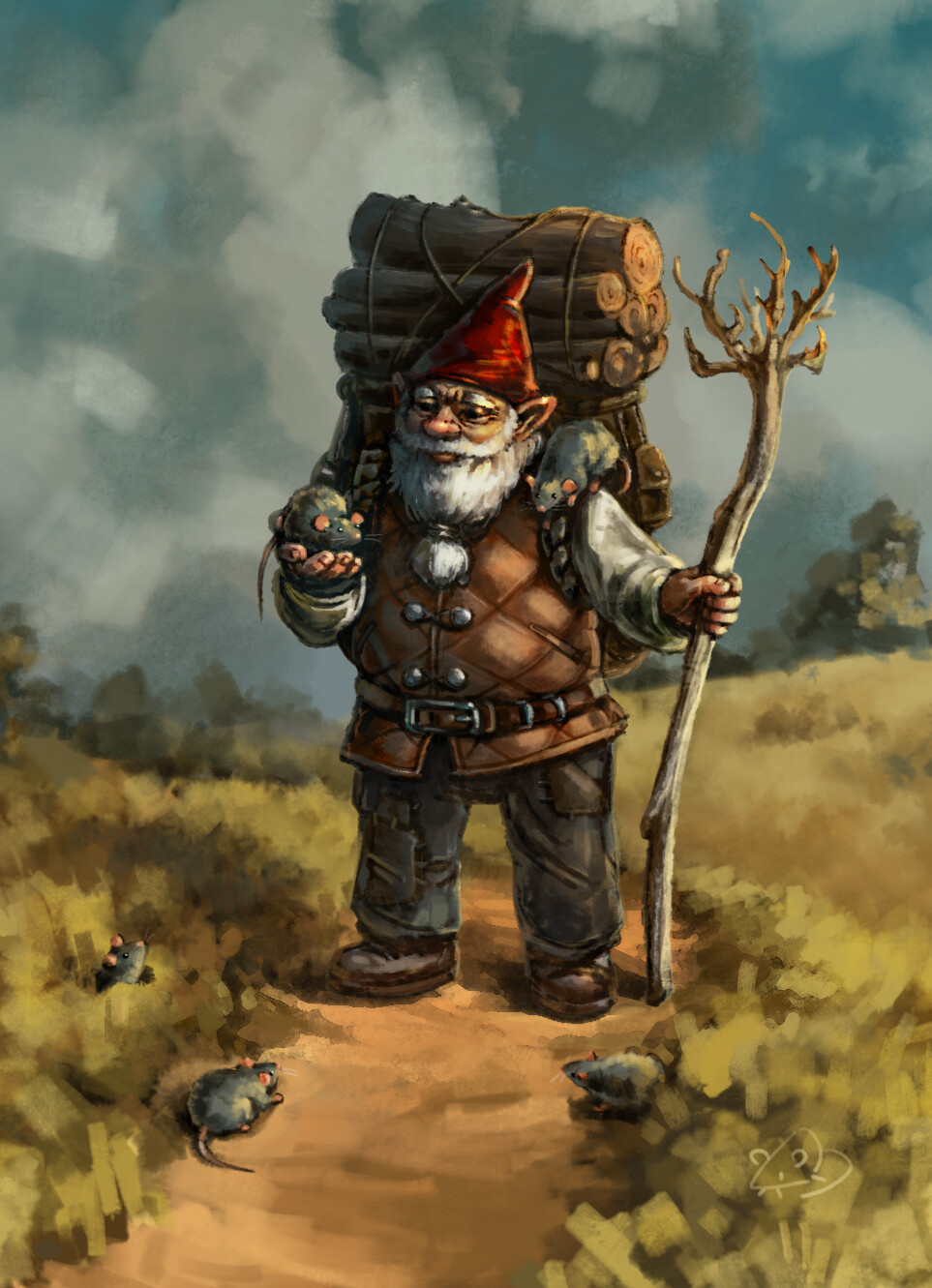 ArtStation - My DnD charater