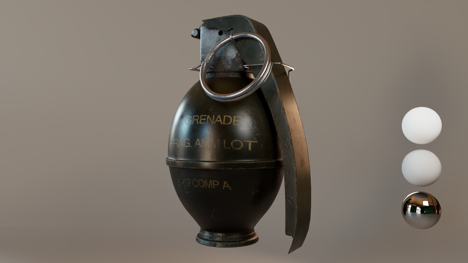 ArtStation - M26 Grenade