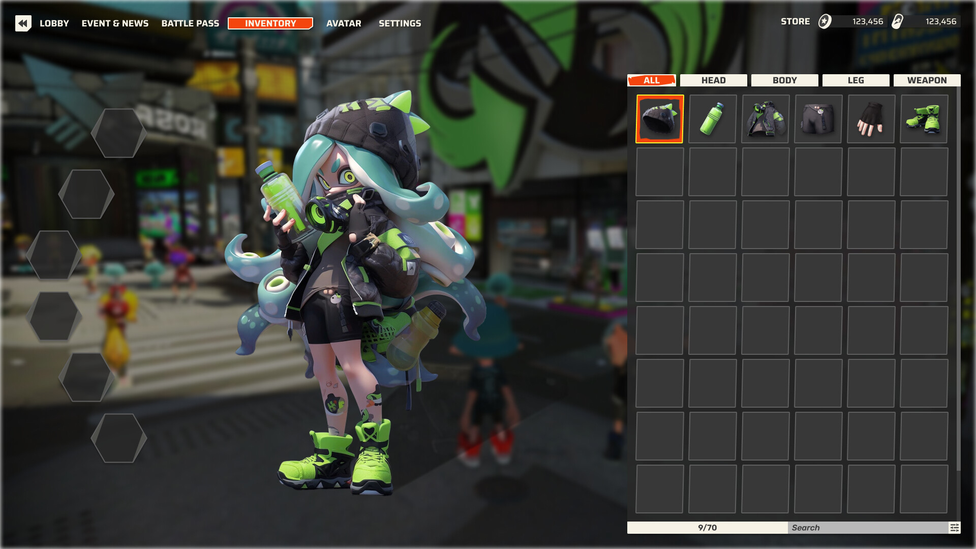 Ari Lee - Splatoon UI Redesign Version 1
