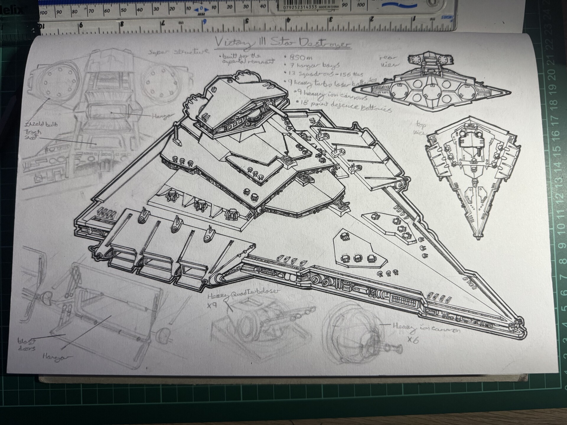 ArtStation - Victory III Class Star Destroyer