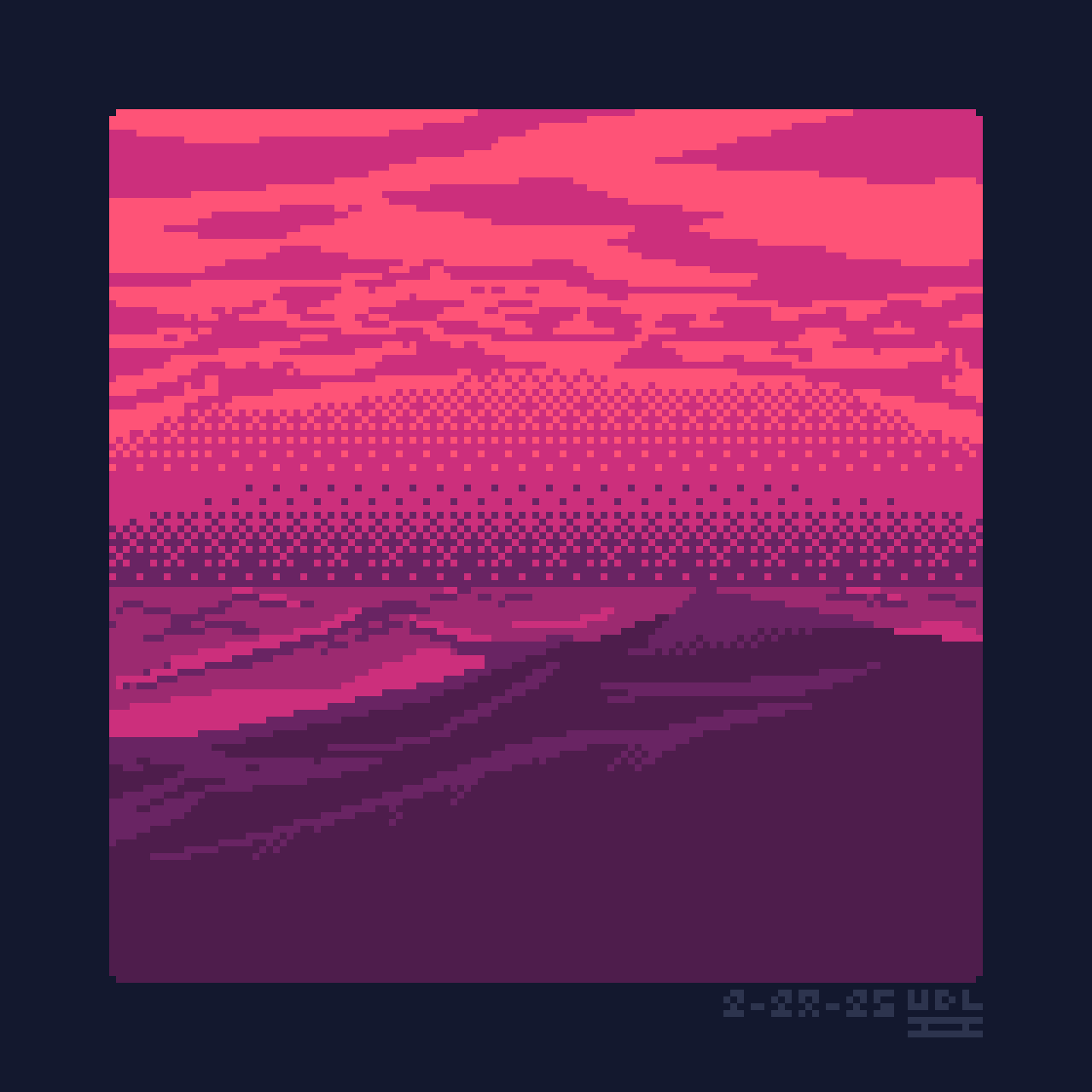 Artstation Bubblegum Clouds Pixel Art Practice 2 28 2025