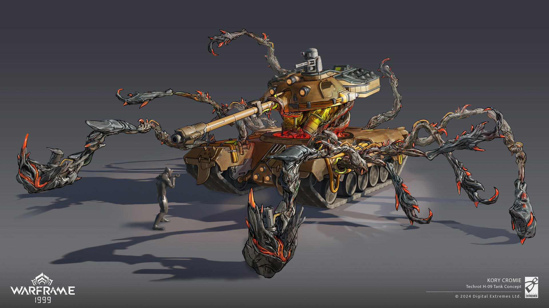 Kory Cromie - Warframe: 1999 - H-09 Efervon Tank Concept