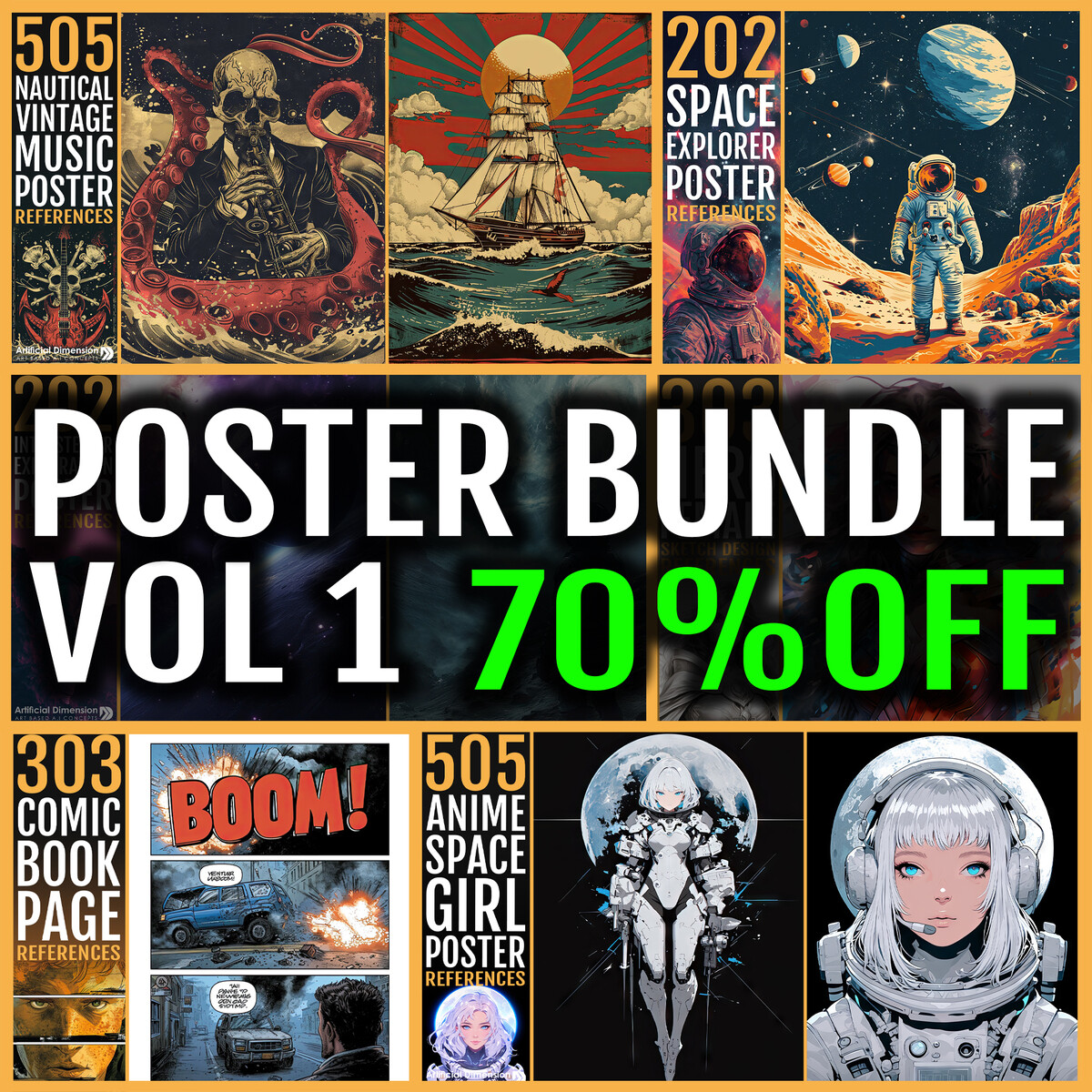 ArtStation - Poster Bundle VOL1 - 70% Discount