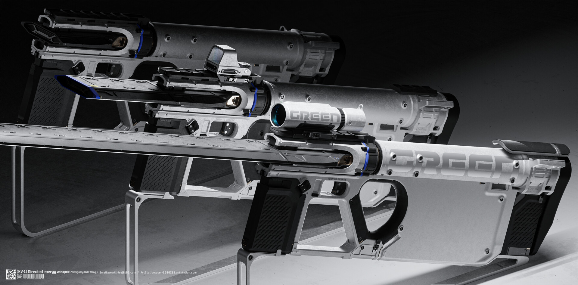 ArtStation - KV-1 Particle Beam Shooting Weapon