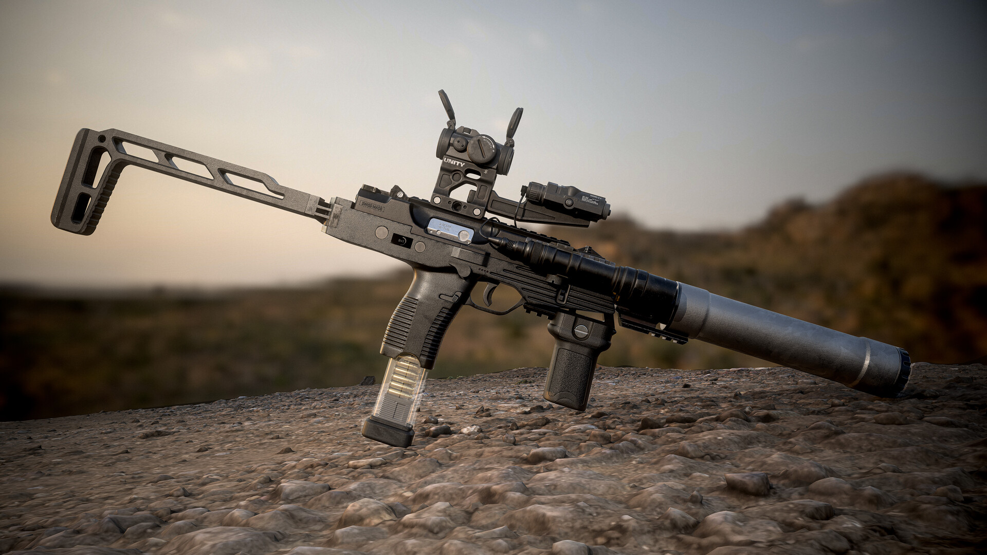 ArtStation - The B&T TP9 / Steyr TMP