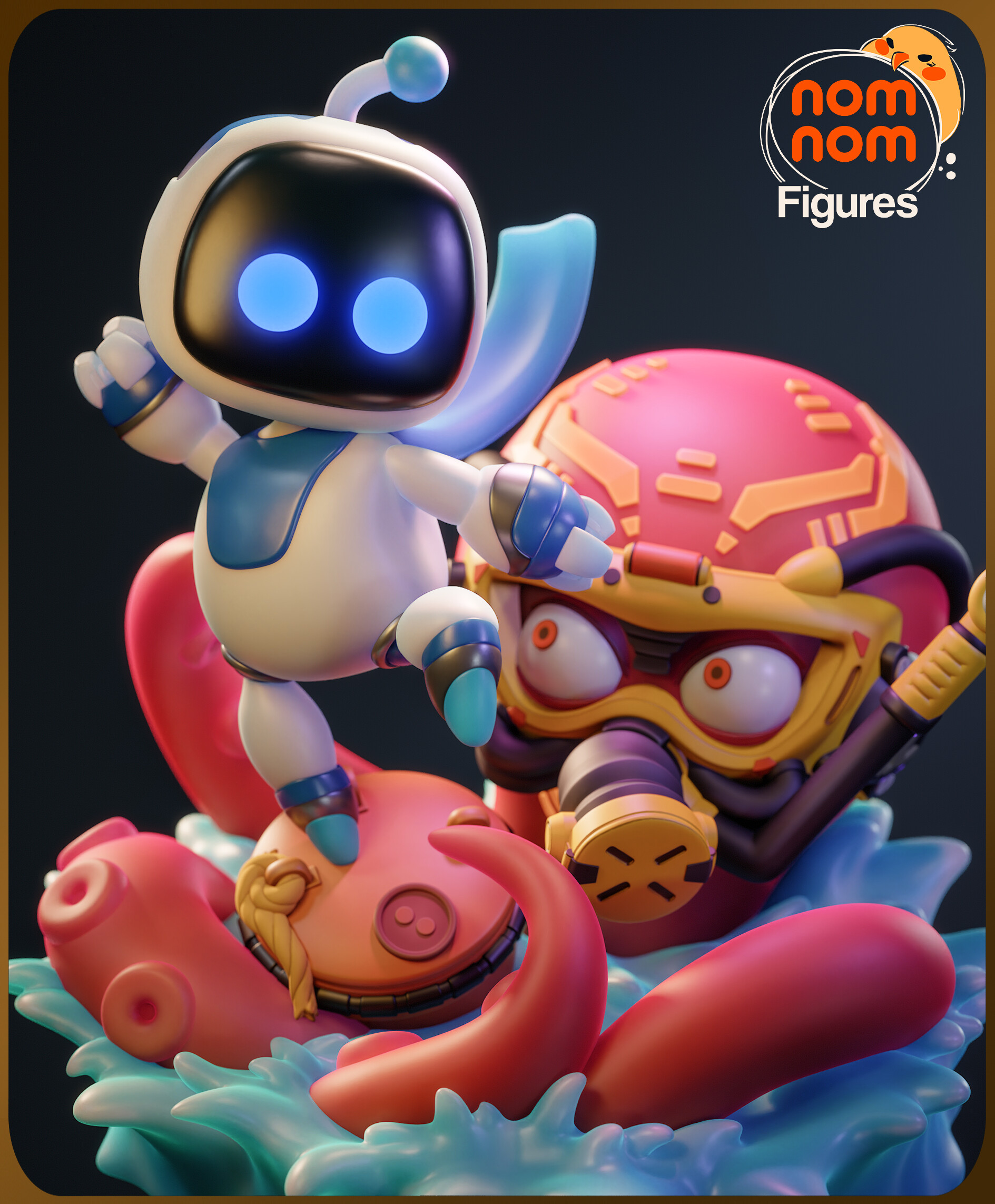 NomNom Figures - Chibi Astro Bot