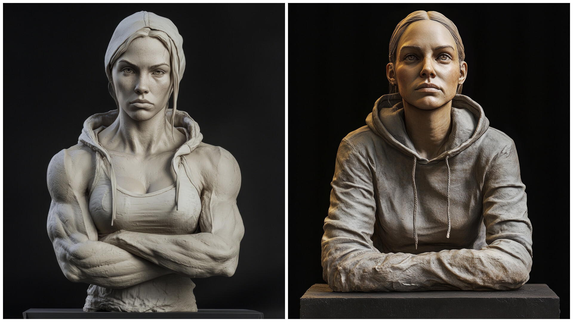 Isabelle ¥¥ - 400 FEMALE BUST SCULPTURE REFERENCE-8K