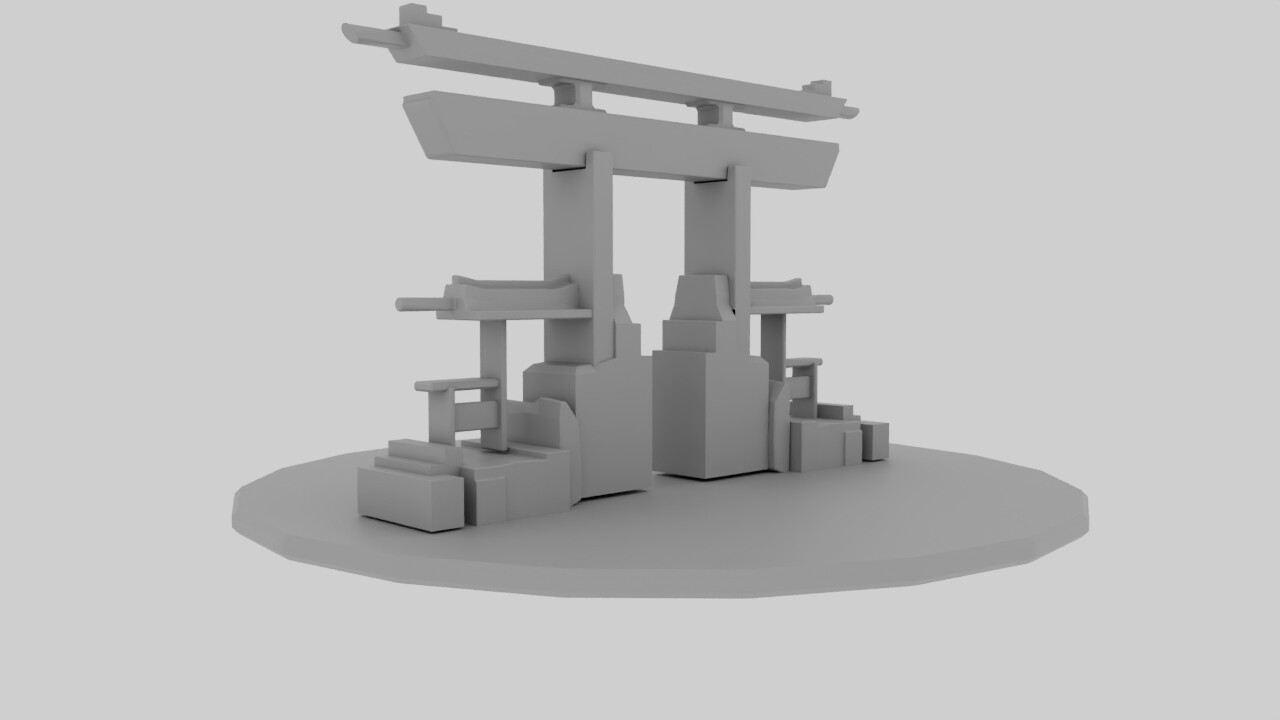 ArtStation - 3D Torii Gate