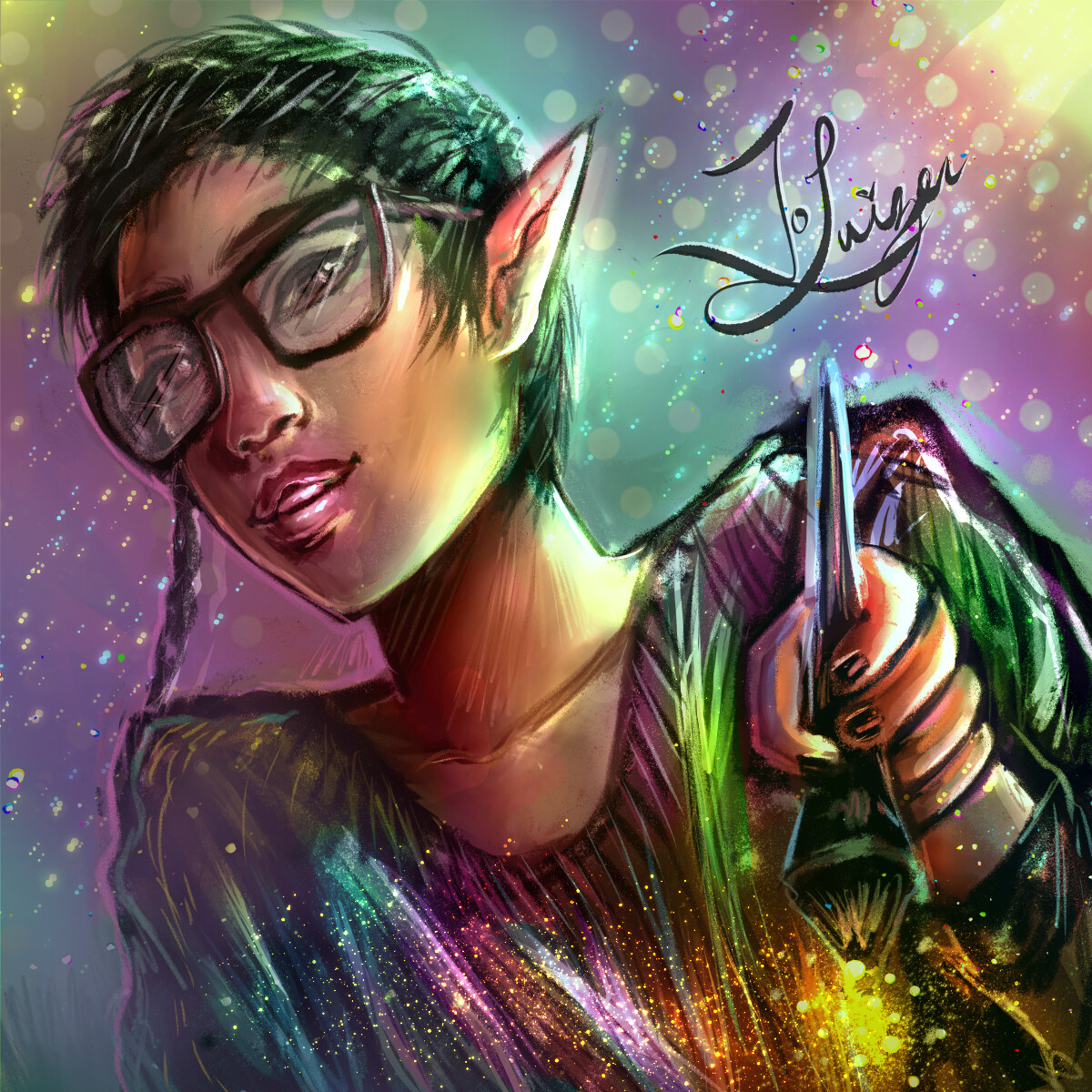 ArtStation - Elf Self Portrait