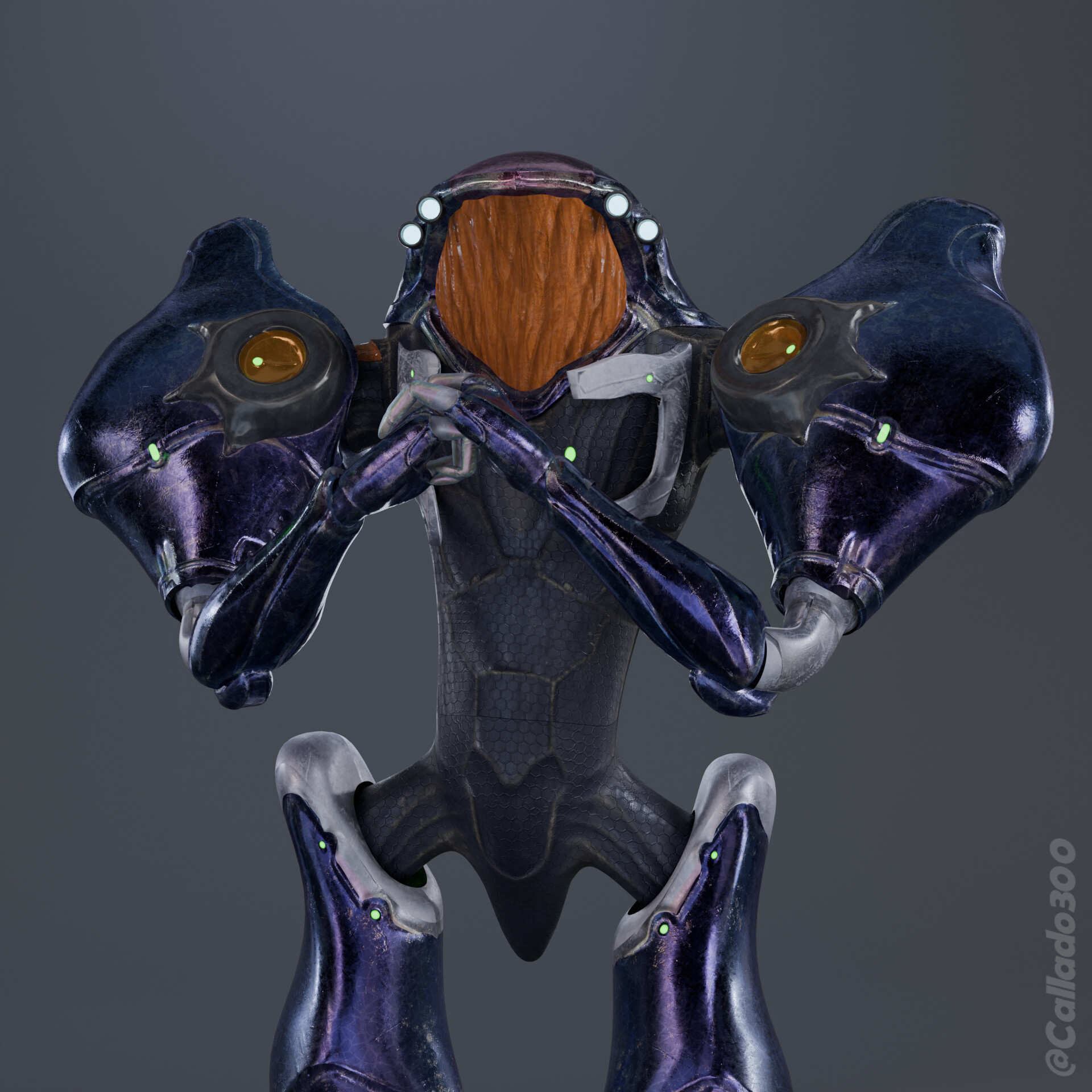 ArtStation - Halo - Slugman Fan model
