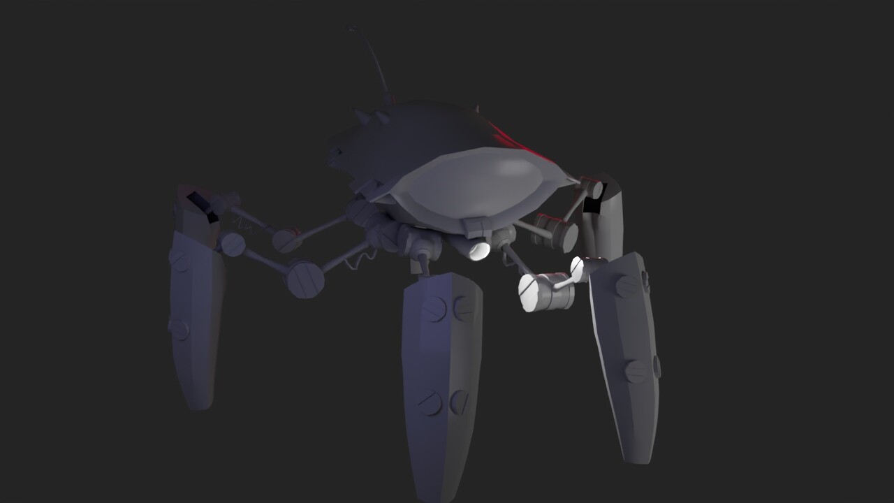 ArtStation - Spider mech (3D creation)