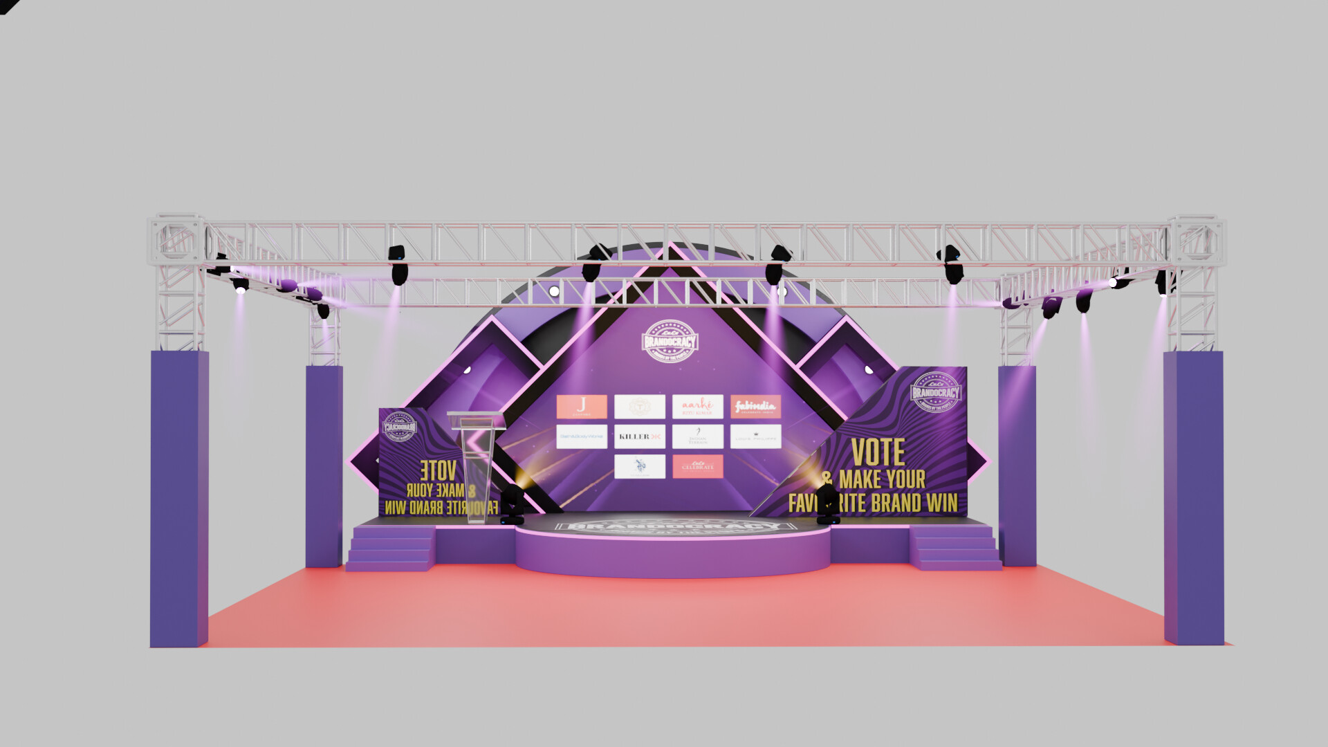 ArtStation - 3D AWARD STAGE DESIGN