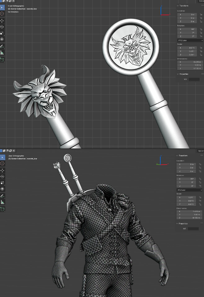 ArtStation - Day 27: The Witcher 3 Manticore Armor Study 🐺⚔️